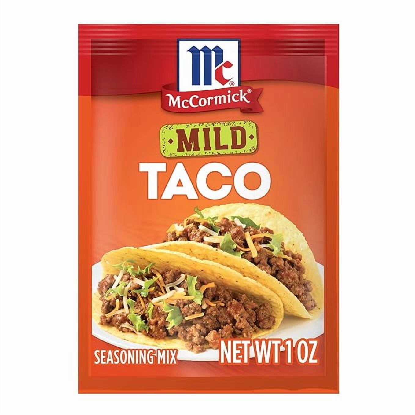 (2 pack) McCormick Taco Seasoning Mix, Mild, No MSG Added, No ...