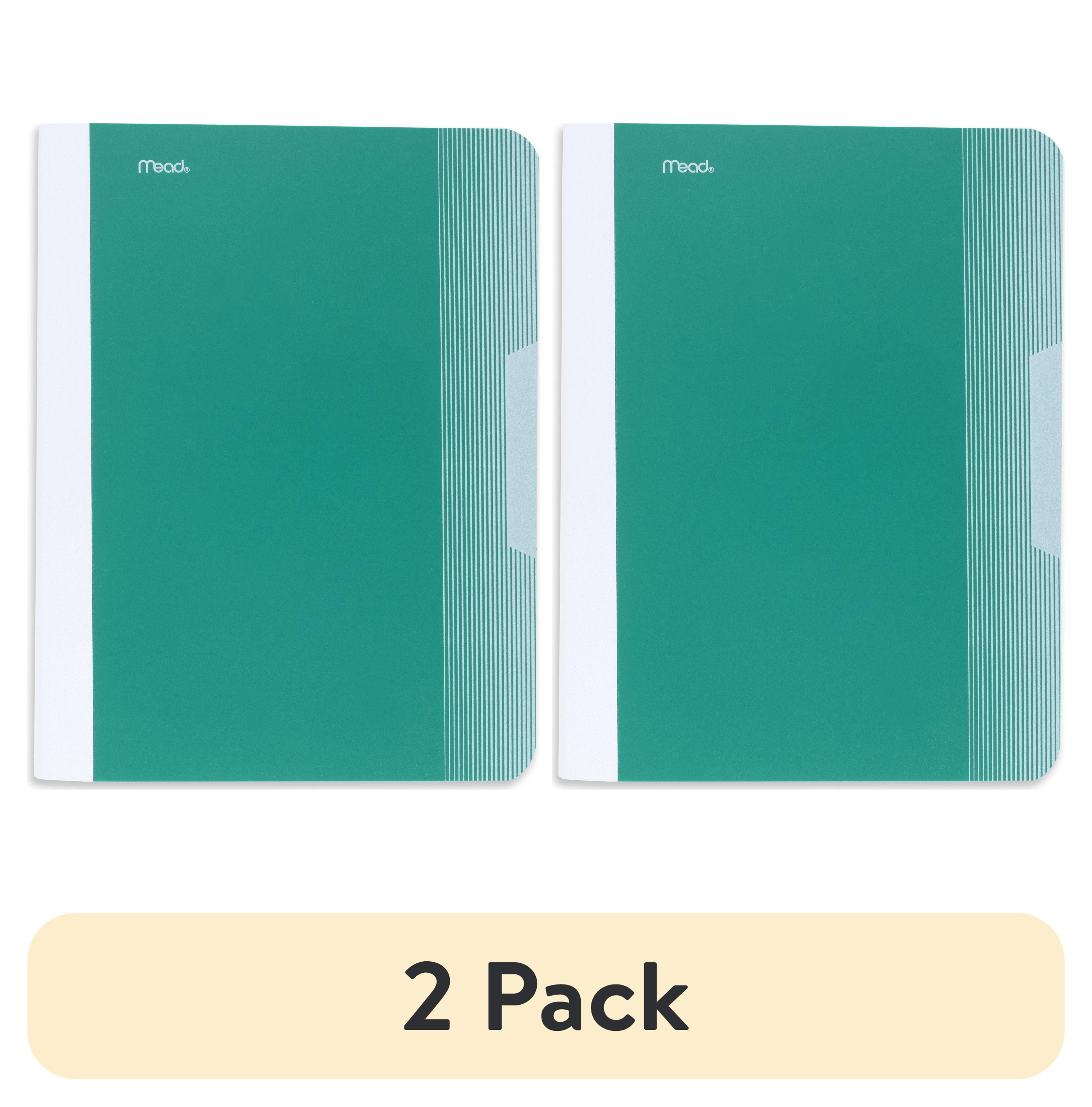 (2 pack) Mead Composition Book, College Ruled, Plastic Cover, 80 Sheets ...