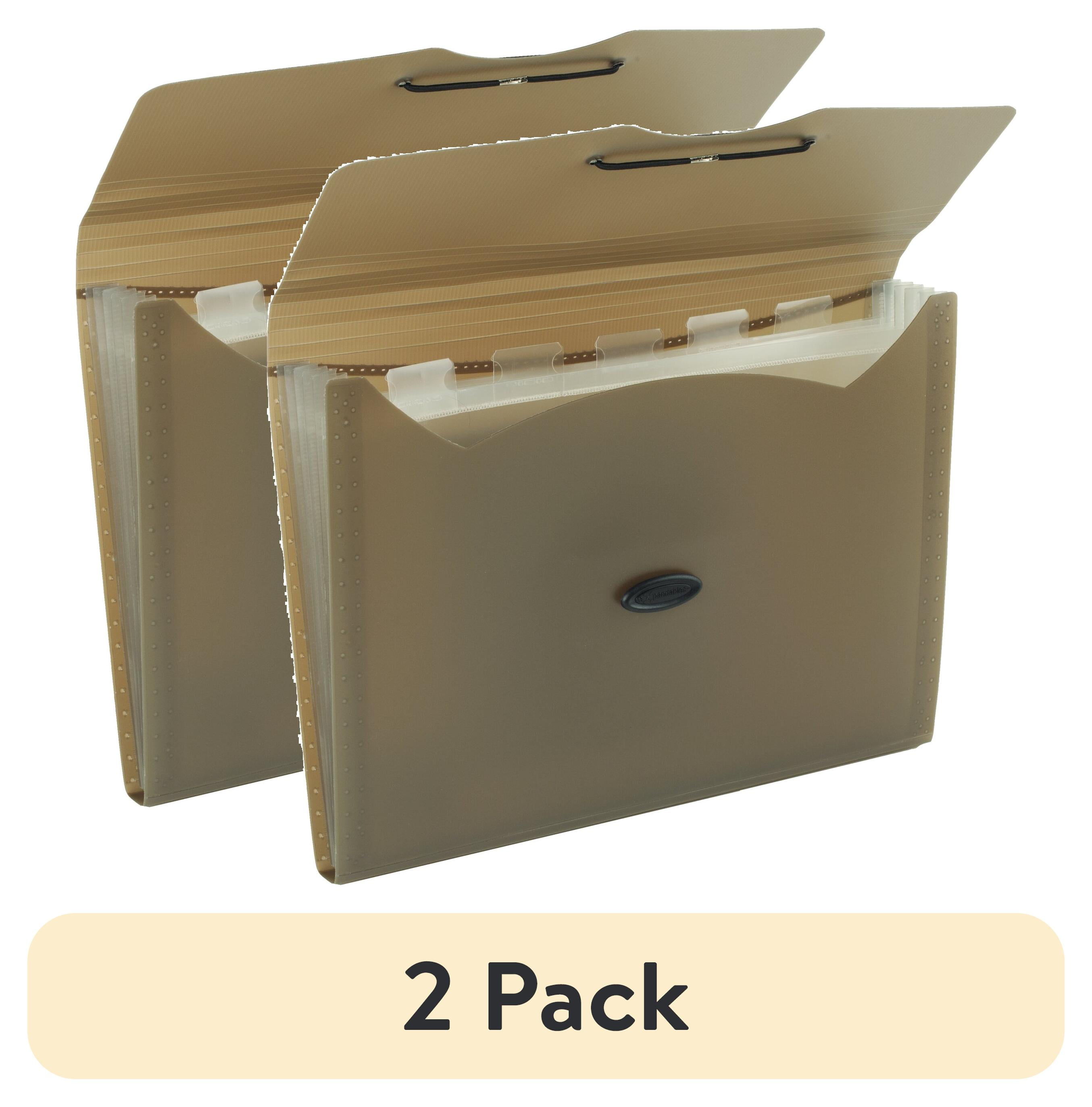 (2 pack) Mead Expandables 6-Pocket Letter File, Tan - Walmart.com