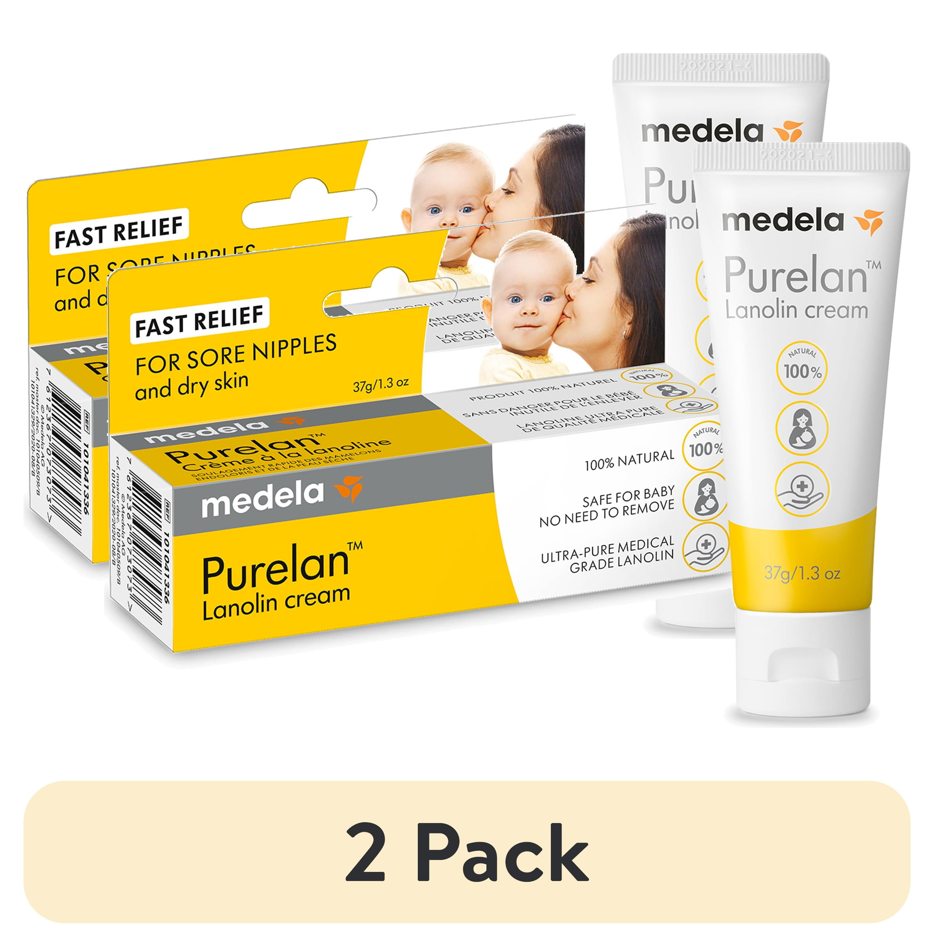 (2 pack) Medela Purelan Lanolin Cream for Breastfeeding 100% All ...