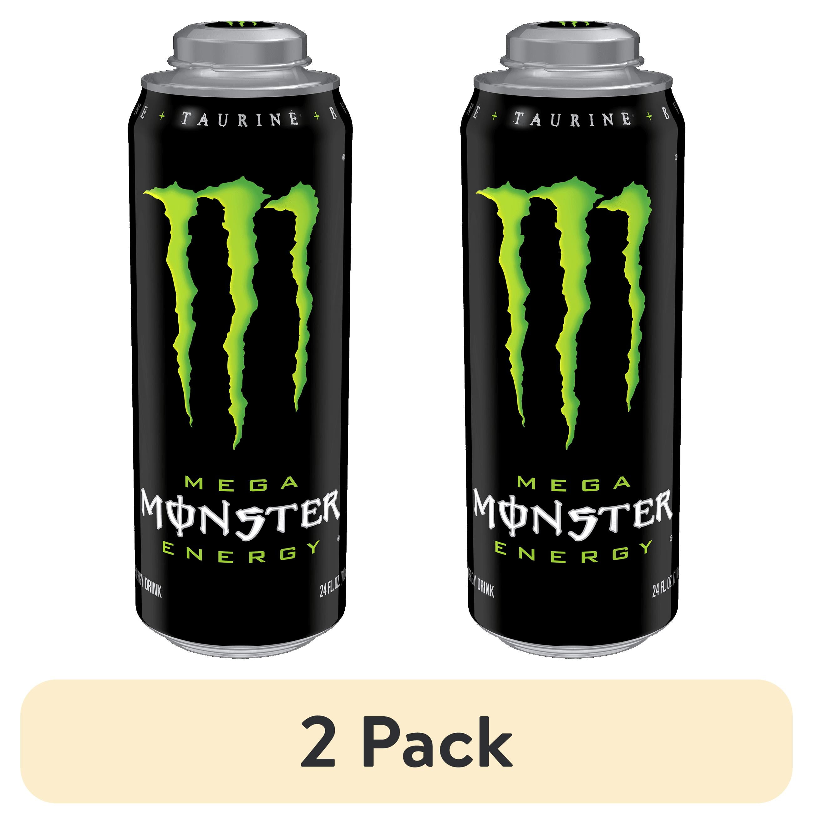 (2 pack) Mega Monster Energy, Original, 1 Count, 24 fl oz - Walmart.com