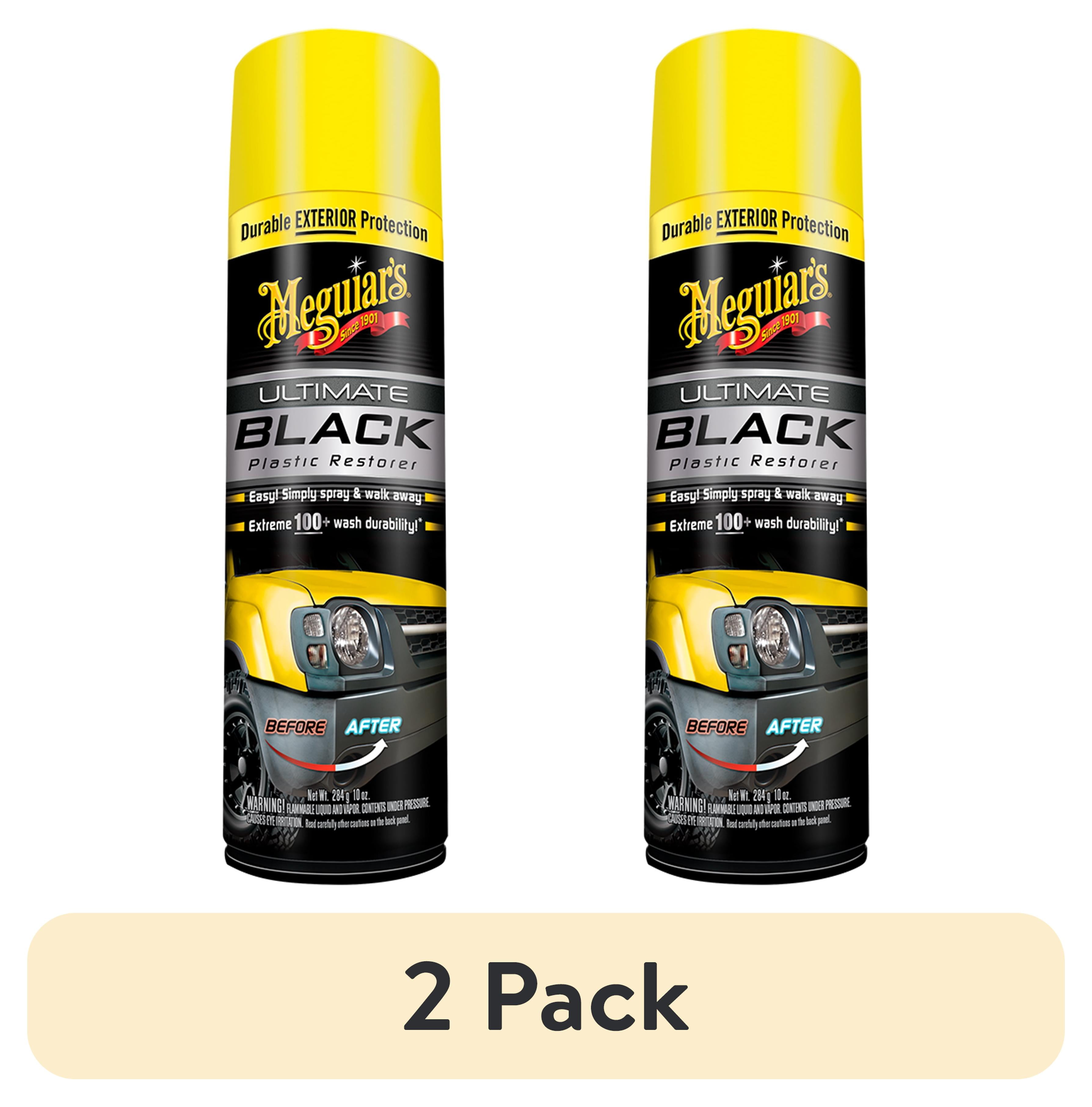 (2 pack) Meguiar's G16910 Ultimate Black Plastic Restorer, 10 oz ...