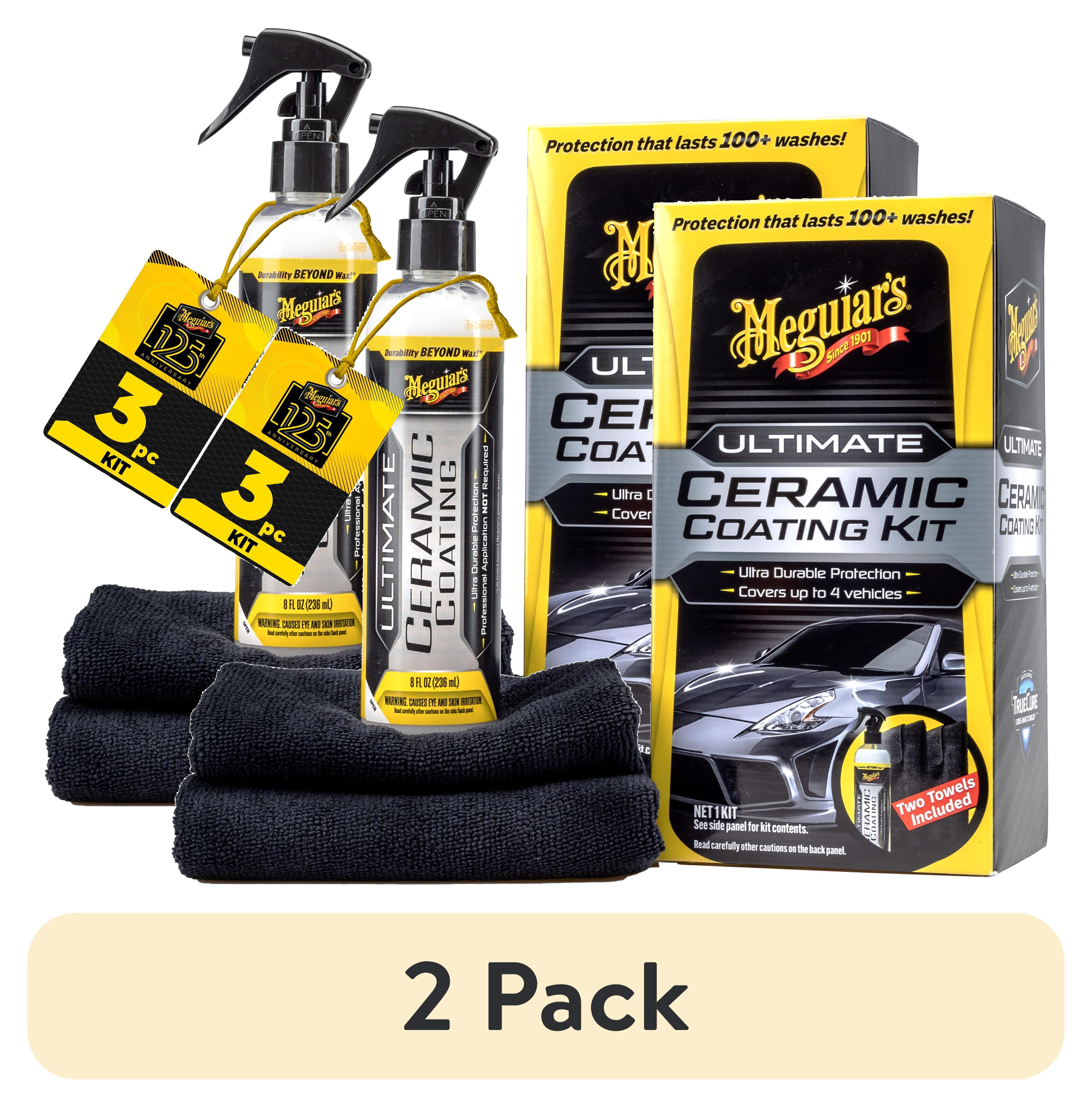 (2 pack) Meguiar's Ultimate Ceramic Coating Kit, Ceramic Protection ...