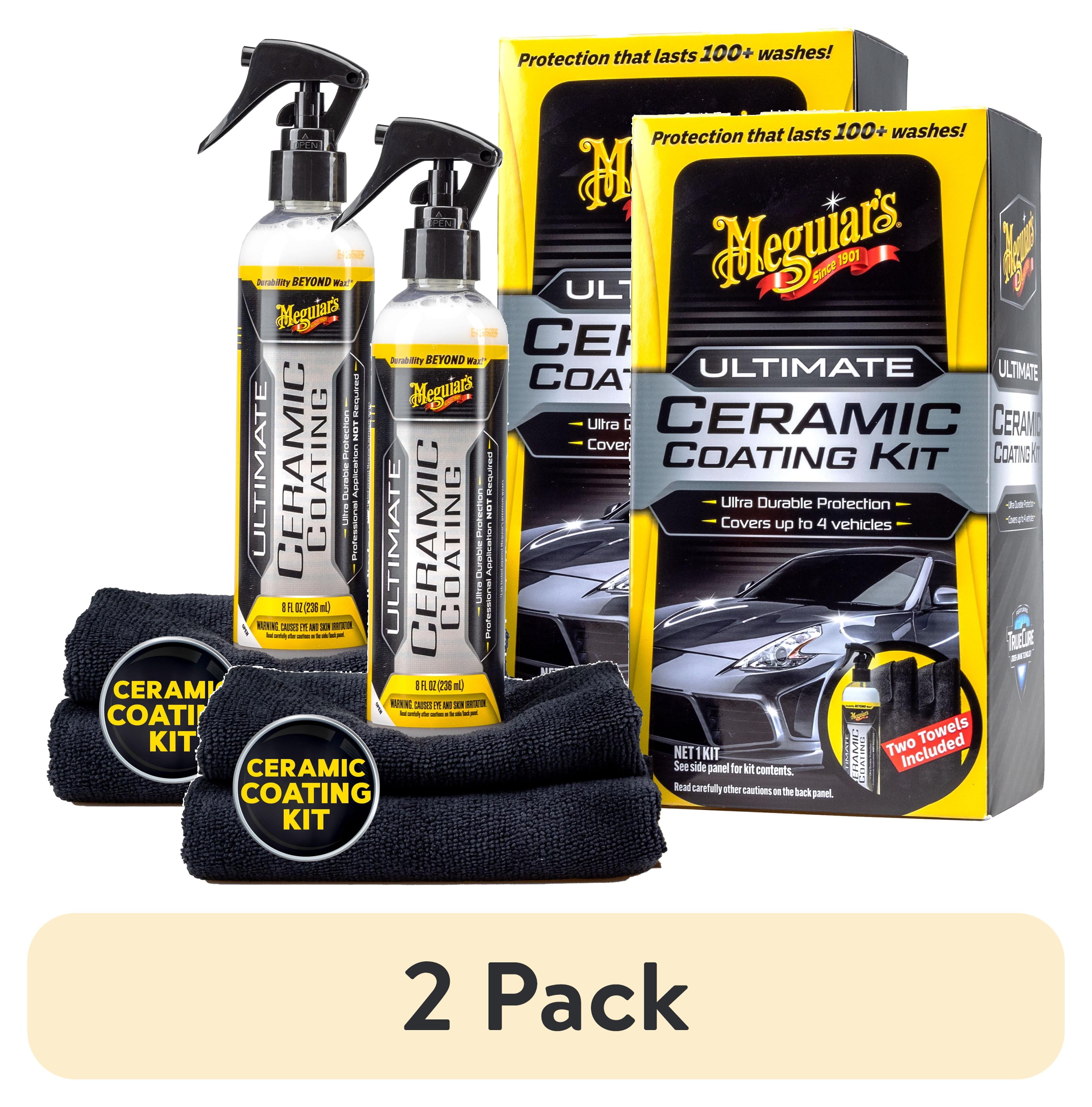 (2 pack) Meguiar's Ultimate Ceramic Coating Kit, Ceramic Protection ...