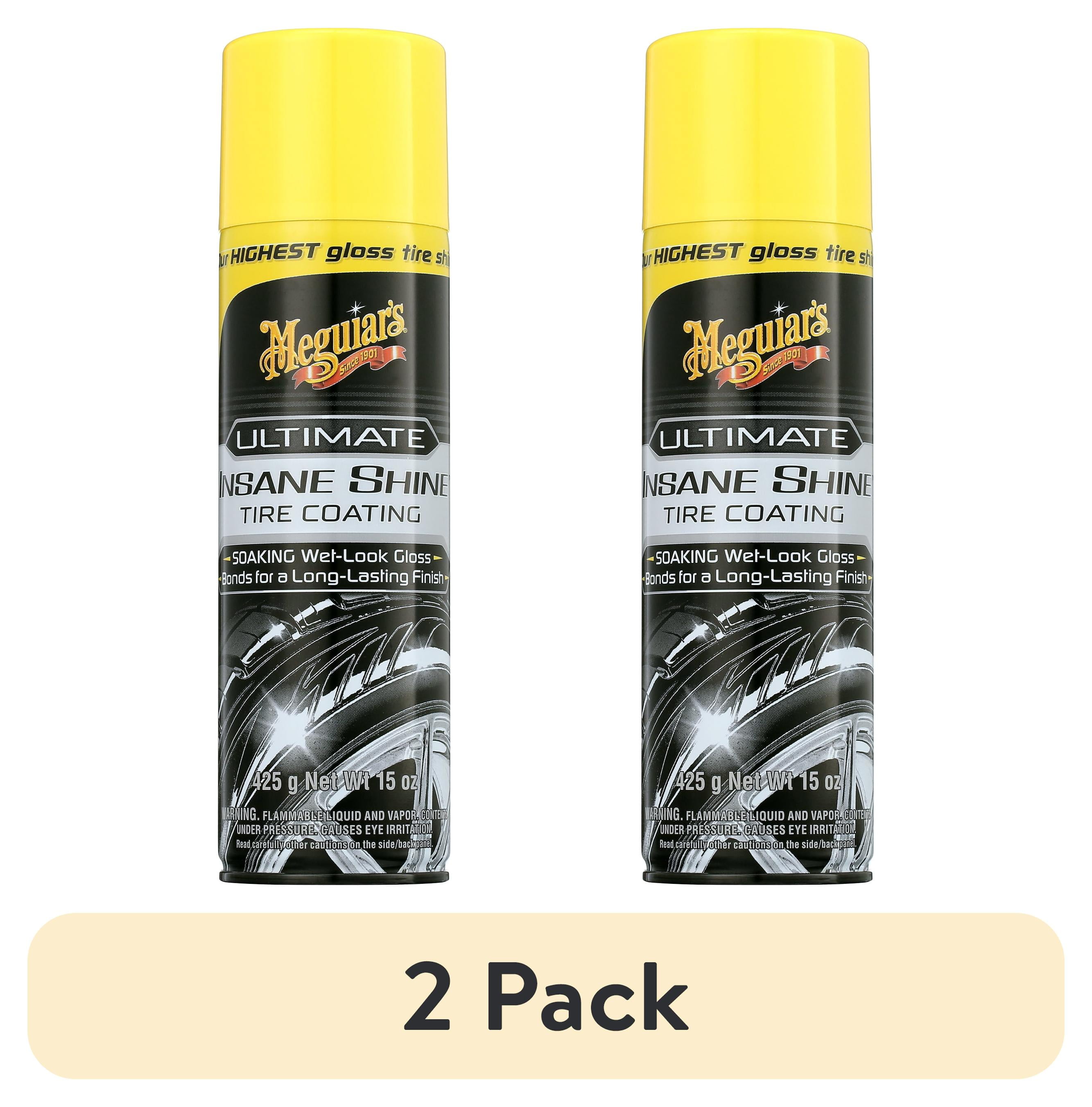 (2 pack) Meguiar's Ultimate Insane Shine Tire Coating, G190315, 15 Oz ...