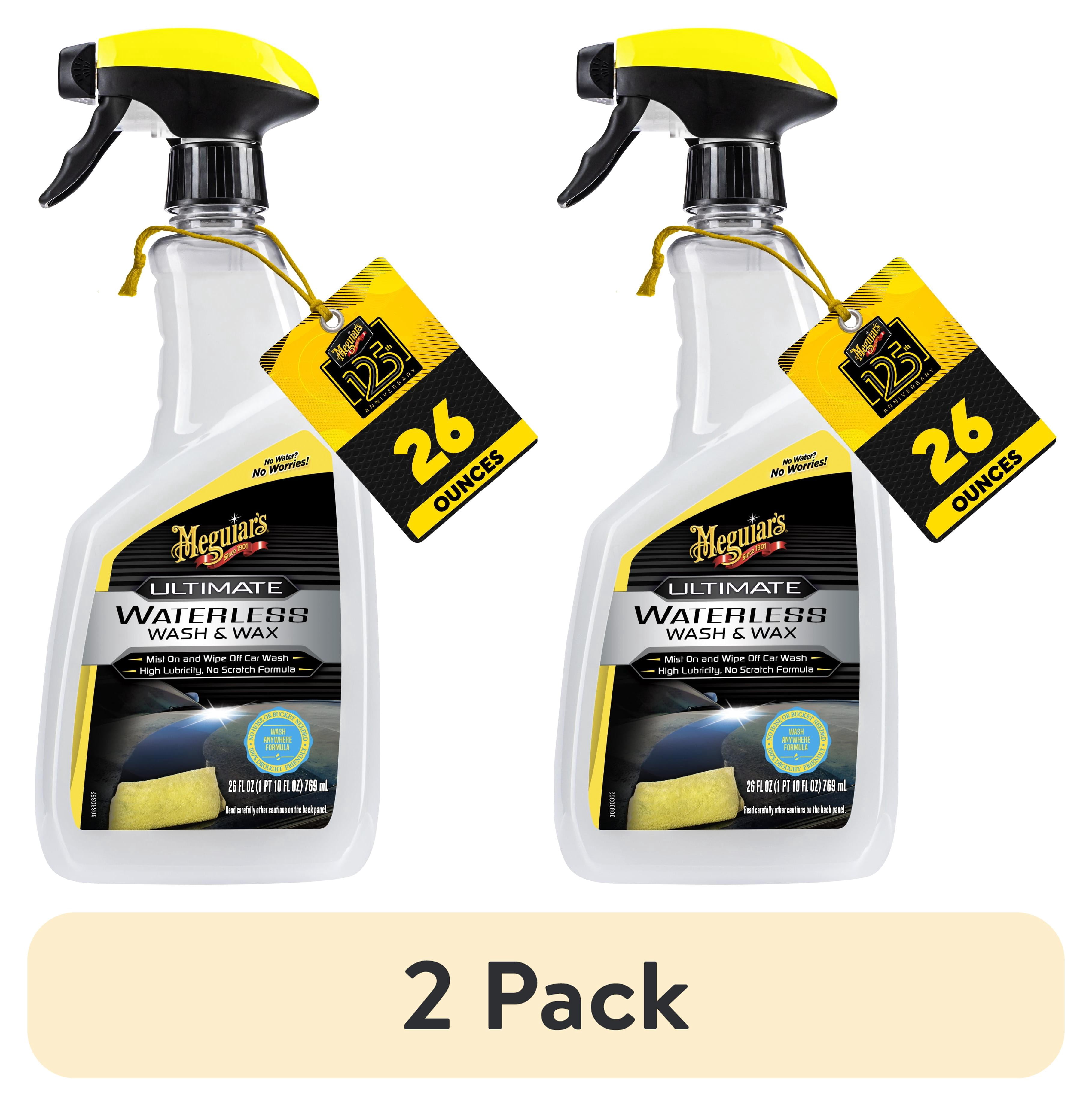 (2 pack) Meguiar's Ultimate Waterless Wash & Wax Spray, G3626, 26 oz ...