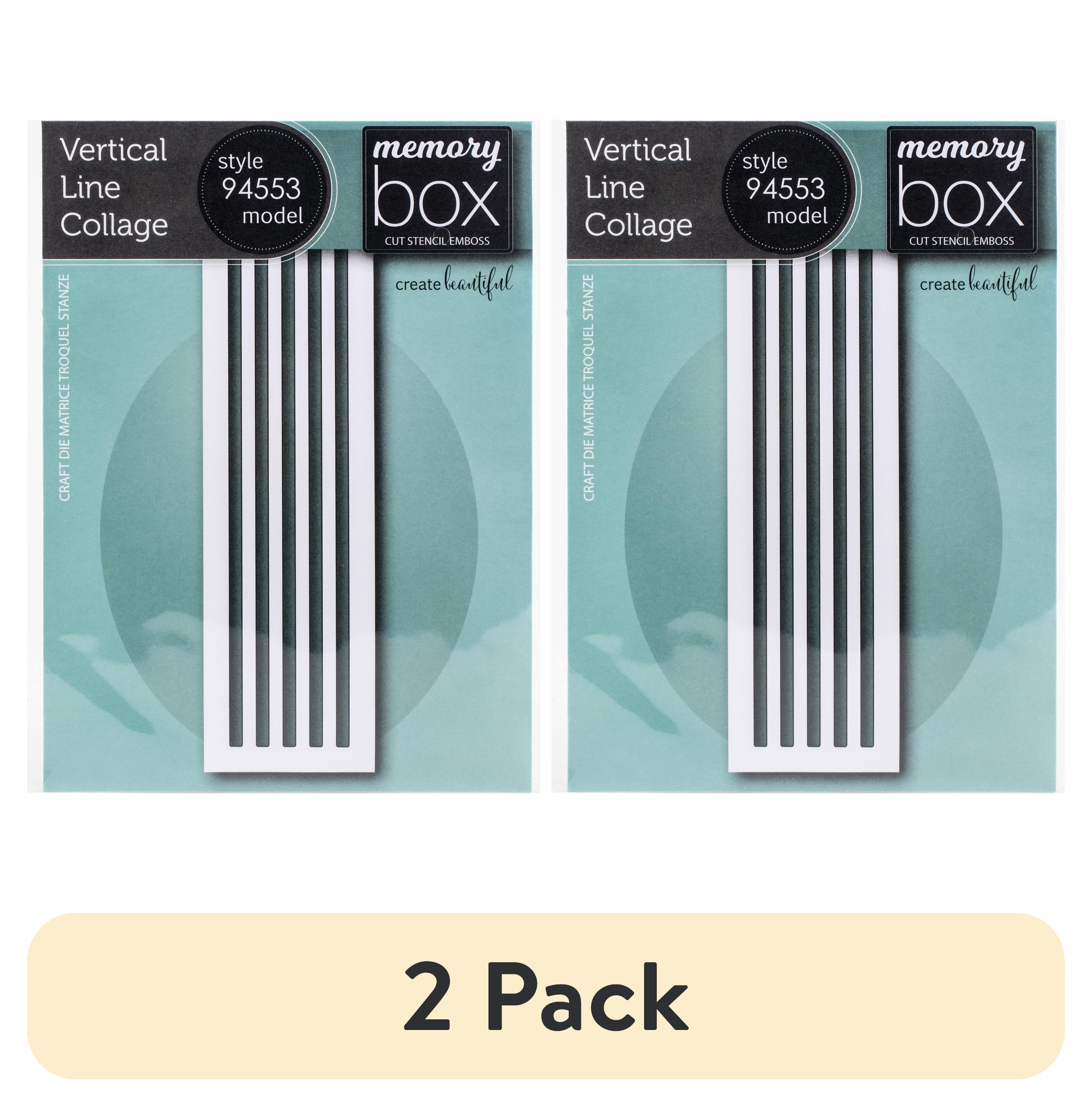(2 pack) Memory Box Dies-Vertical Line Collage - Walmart.com