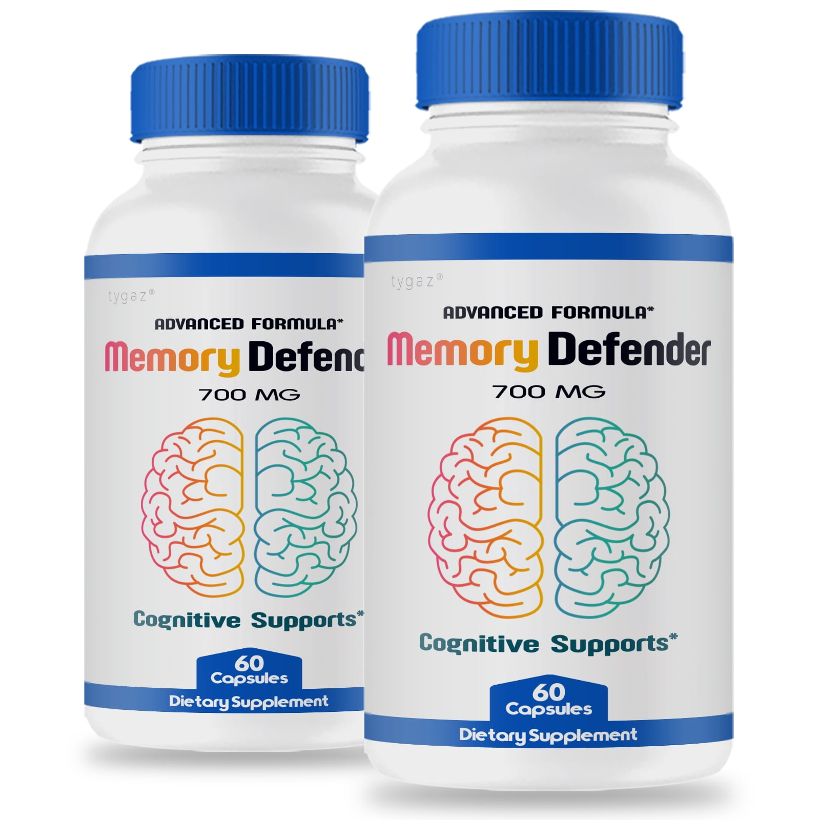 (2 pack ) MemoryDefender - Memory Defender Pill Supplement - Walmart.com