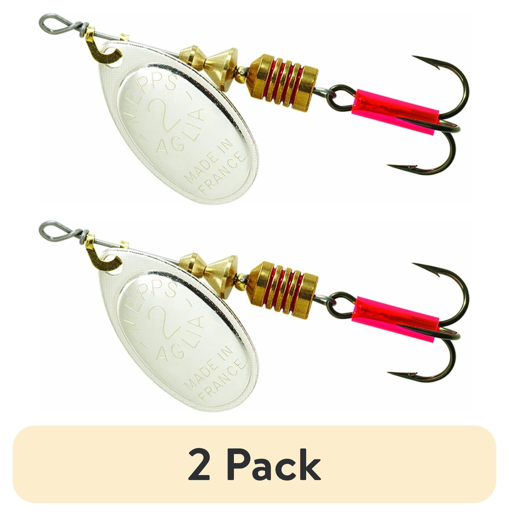 Mepps Aglia Plain Spinner 1/6 oz Silver - French Lure - Walmart.com
