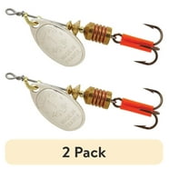 Mepps Flying C Treble Hook Inline Spinner, Hot Orange with Gold Blade ...