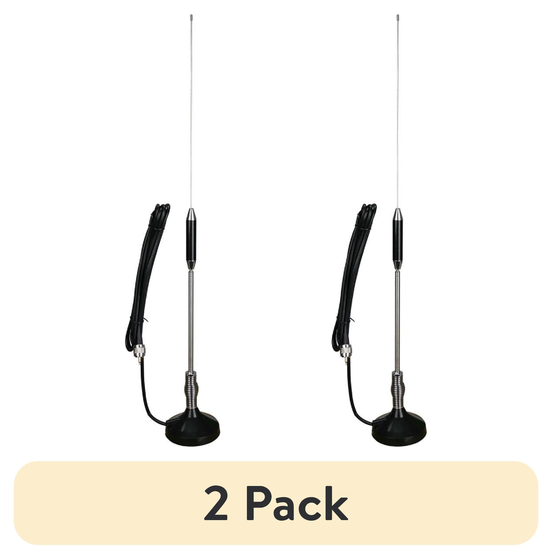(2 pack) Metra WM-CB70 Magnetic CB Radio Antenna - Walmart.com