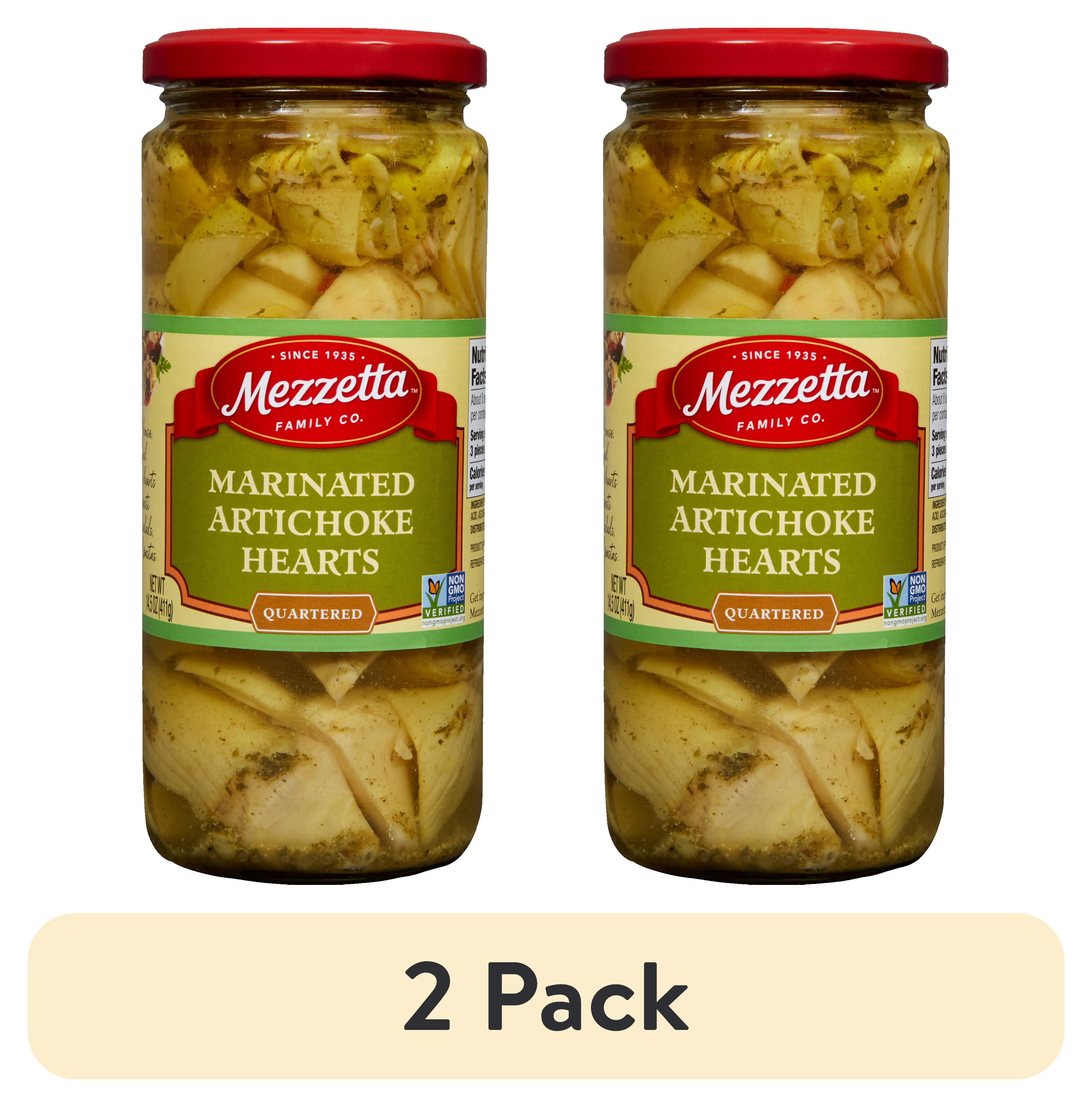 (2 pack) Mezzetta Marinated Artichoke Hearts Quartered, 14.5 oz Jar ...