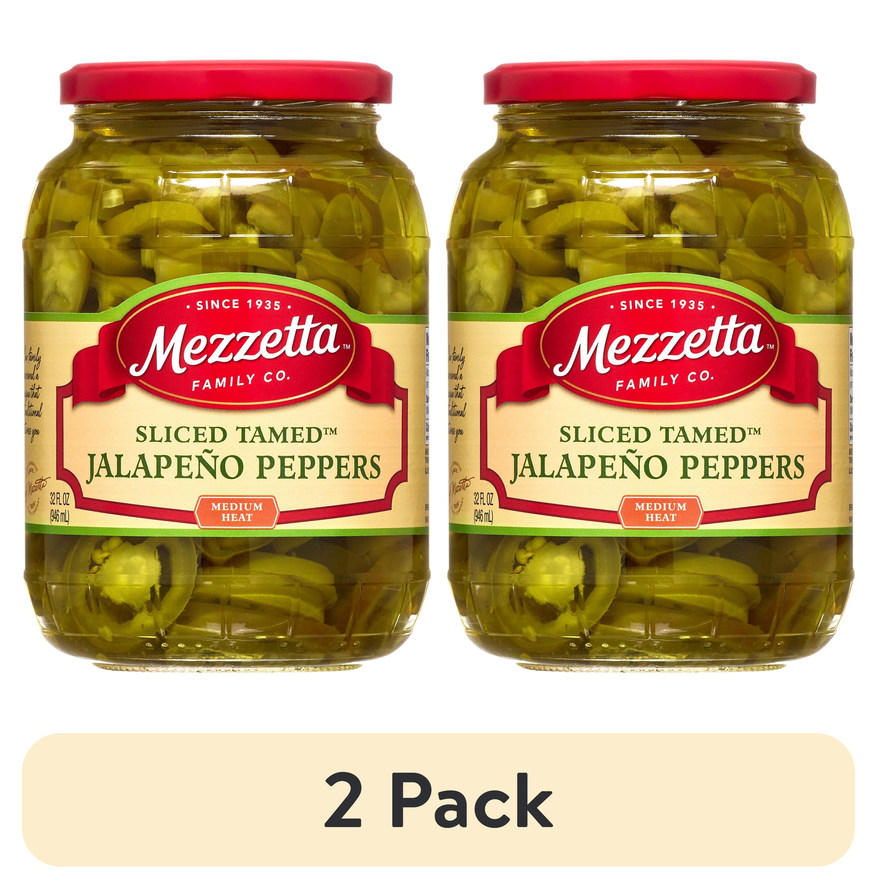 (2 pack) Mezzetta Sliced Tamed™ Jalapeño Peppers, 32 fl oz Jar ...