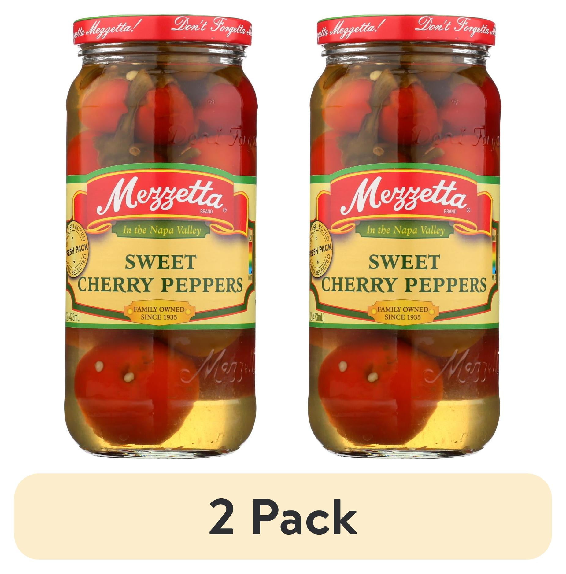 (2 pack) Mezzetta Sweet Cherry Peppers, 16.0 FL OZ - Walmart.com
