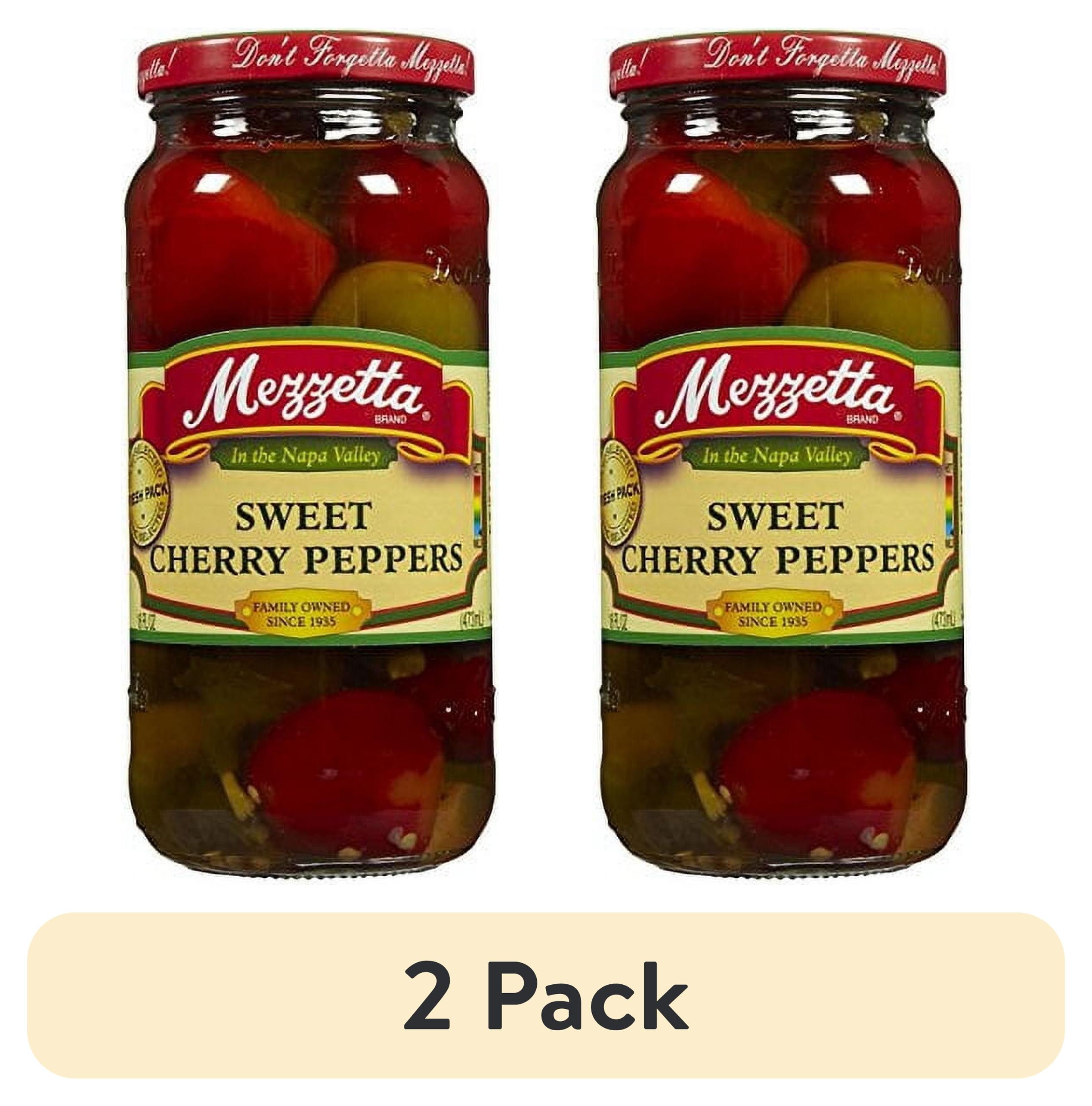 (2 pack) Mezzetta Sweet Cherry Peppers, 16 oz - Walmart.com