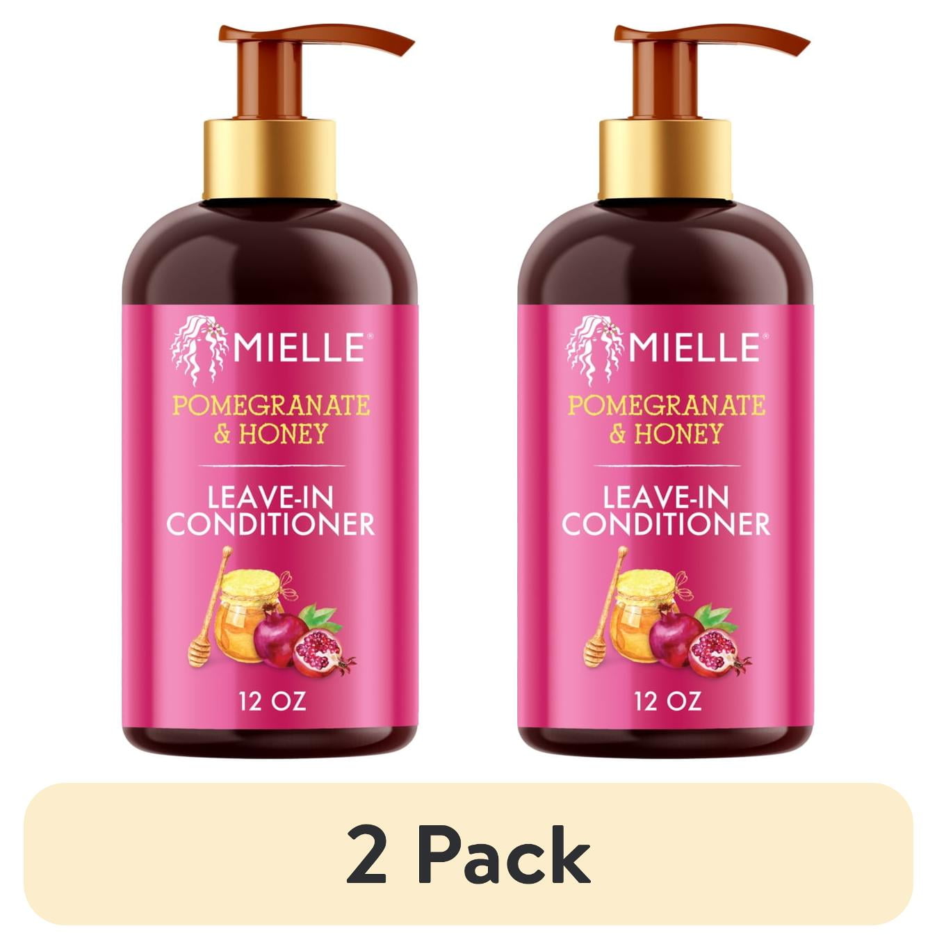(2 pack) Mielle Pomegranate and Honey Leave-In Conditioner 12 fl. oz. - Walmart.com
