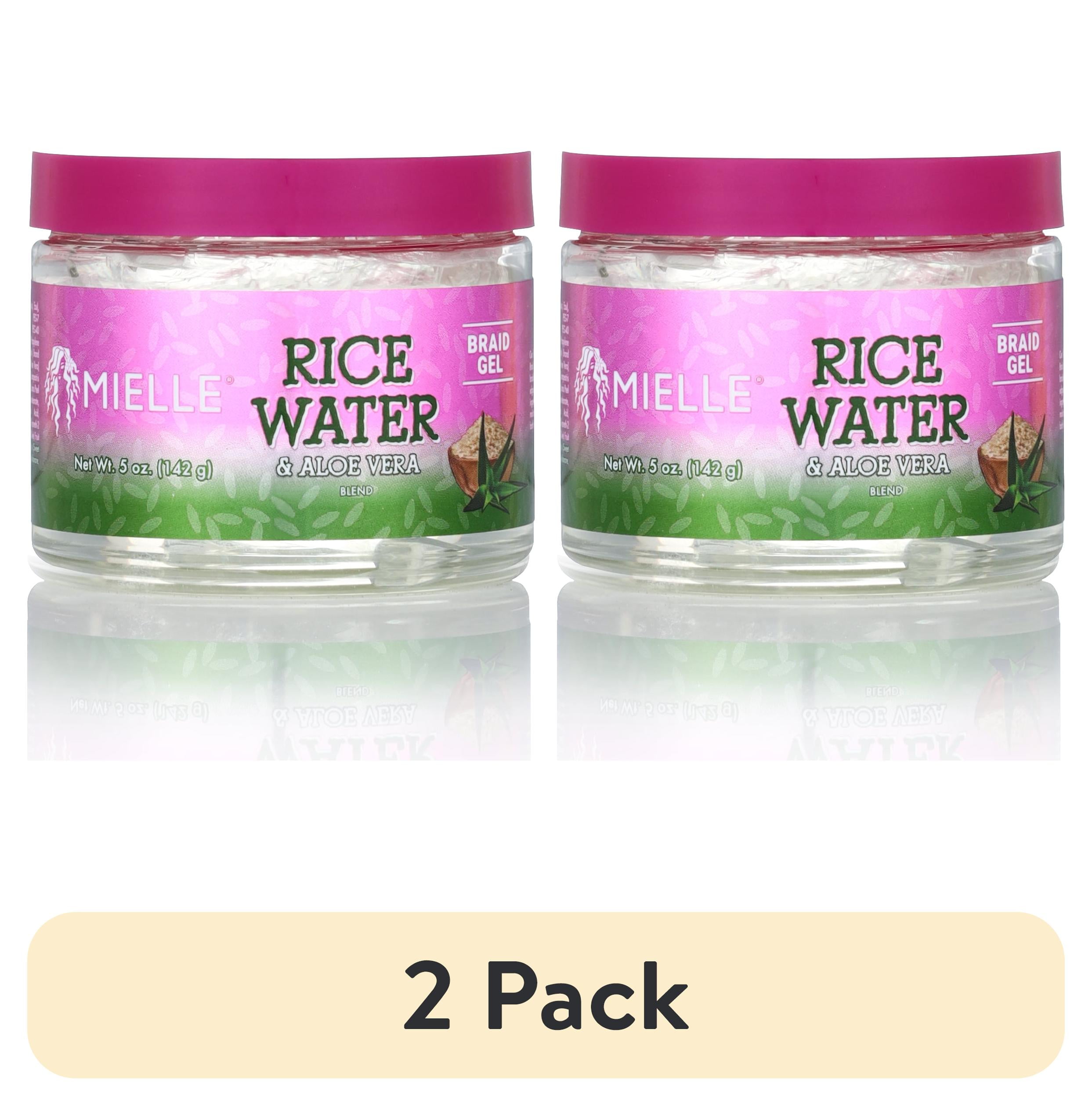 (2 pack) Mielle Rice Water & Aloe Braid Gel 5 oz - Walmart.com