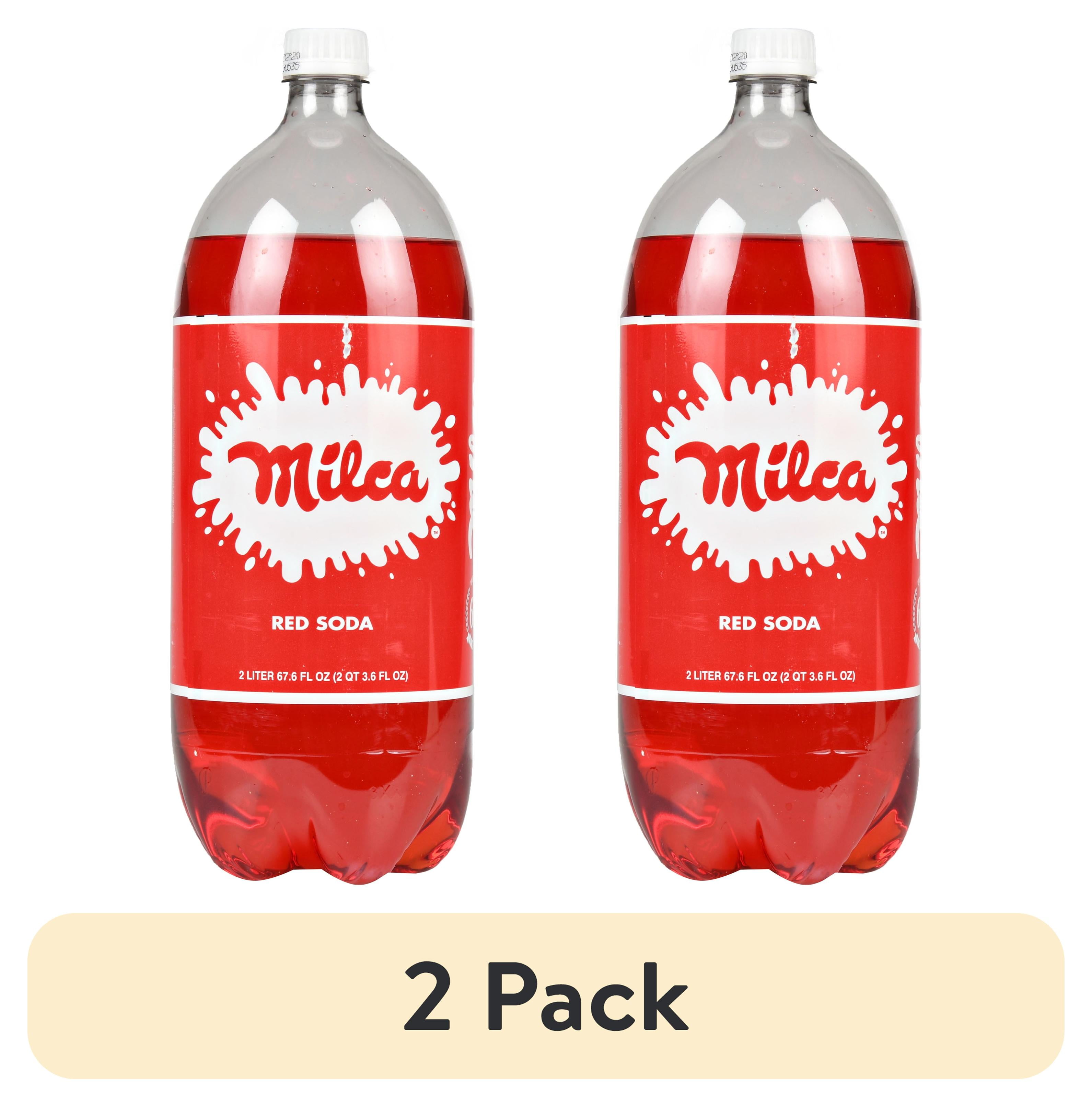 (2 pack) Milca Red Soda, 2 l - Walmart.com