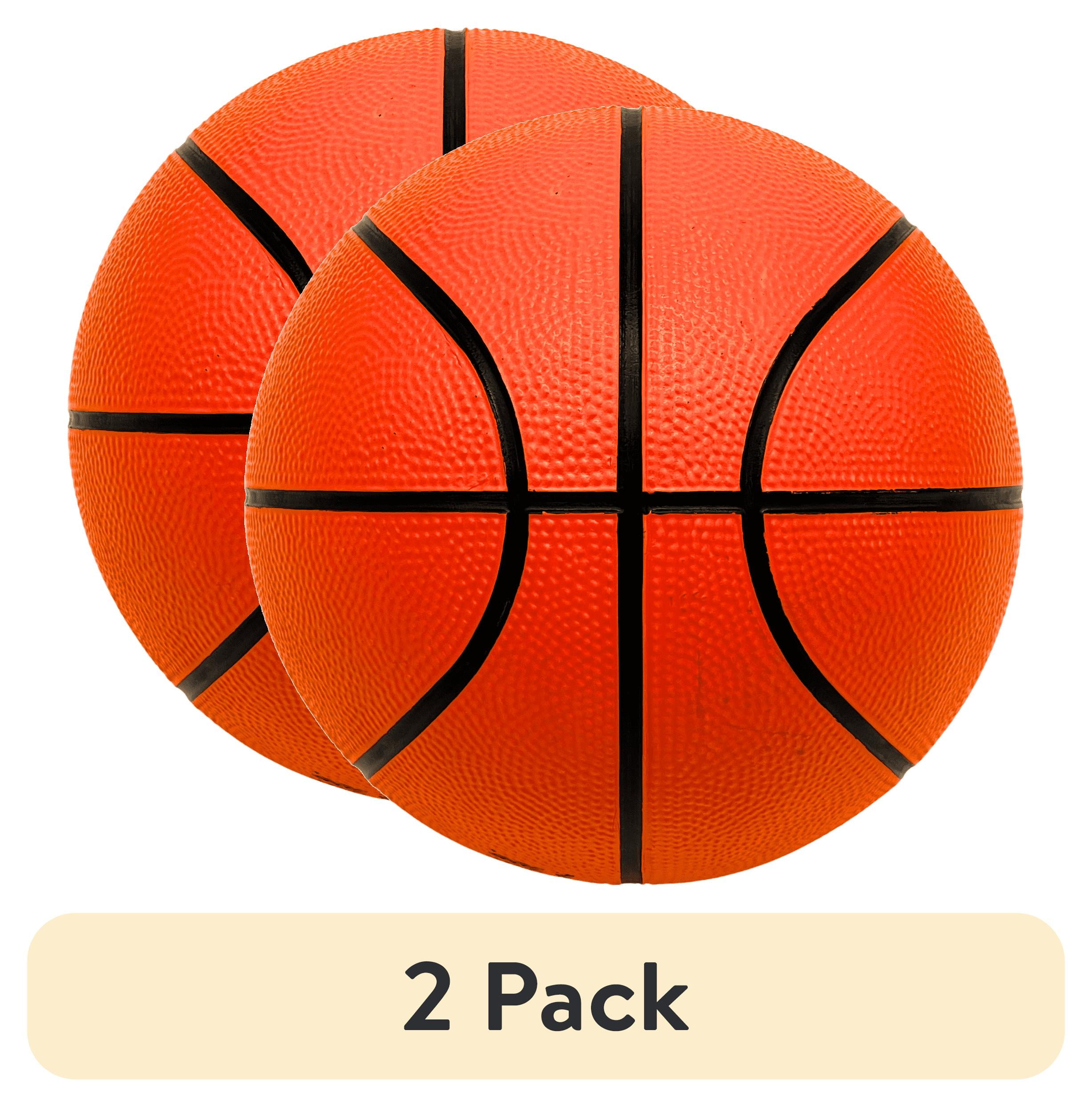 (2 pack) MinnARK 7-Inch Mini Rubber Basketball for Kids, Outdoor ...