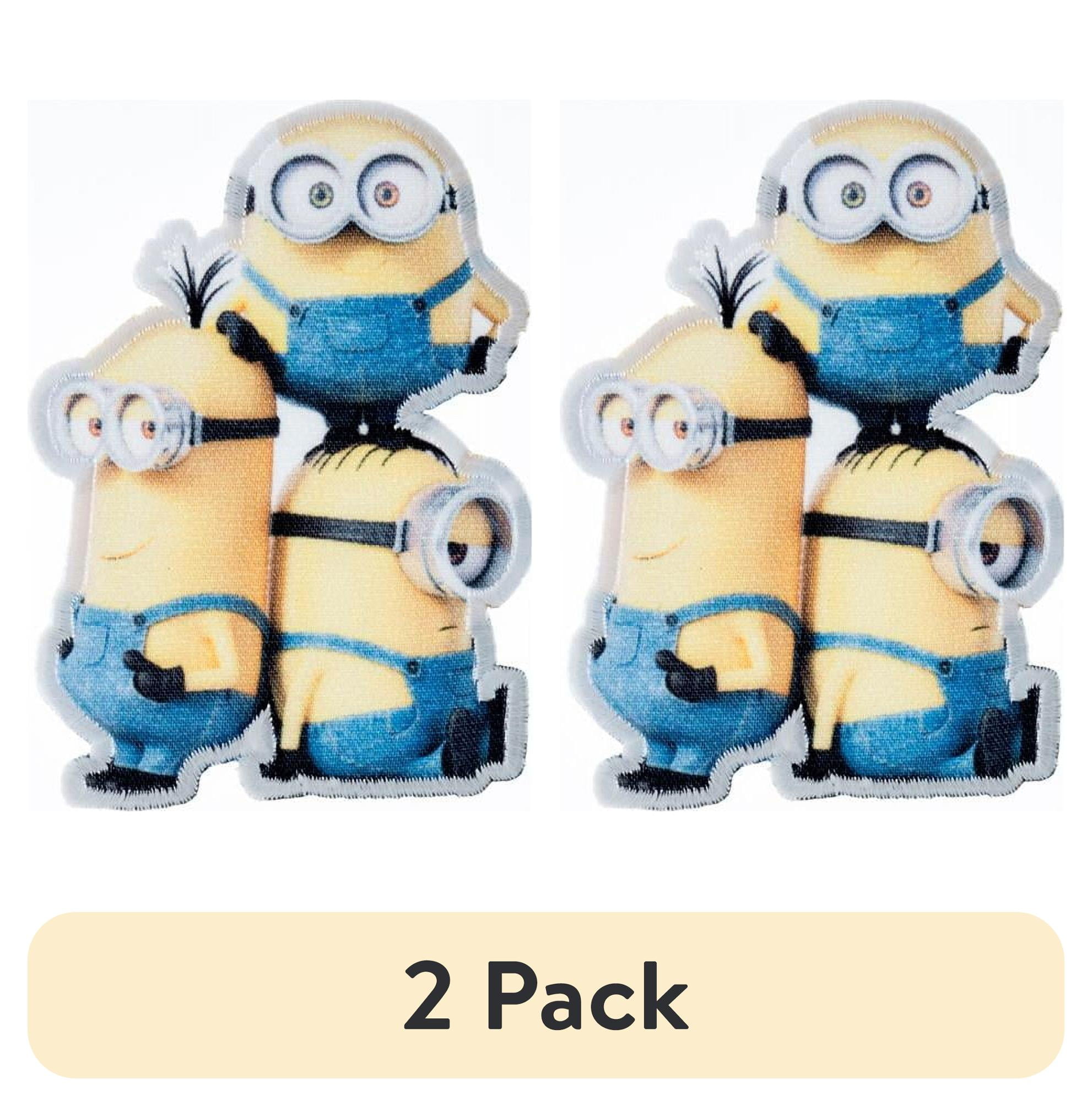 (2 pack) Minions Iron-On Applique, Minions - Walmart.com