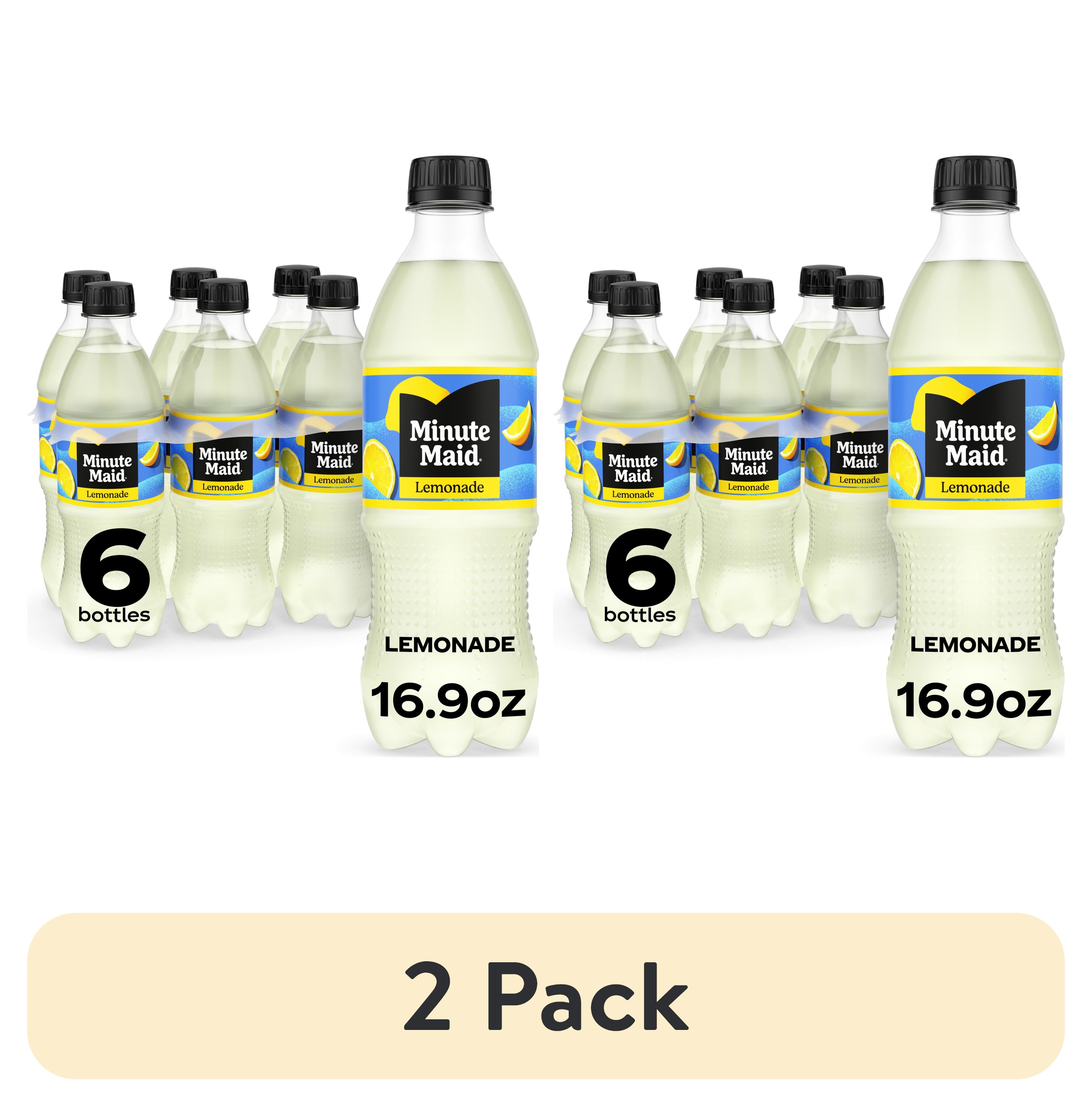 (2 pack) Minute Maid Lemonade Bottles, 16.9 fl oz, 6 Pack - Walmart.com
