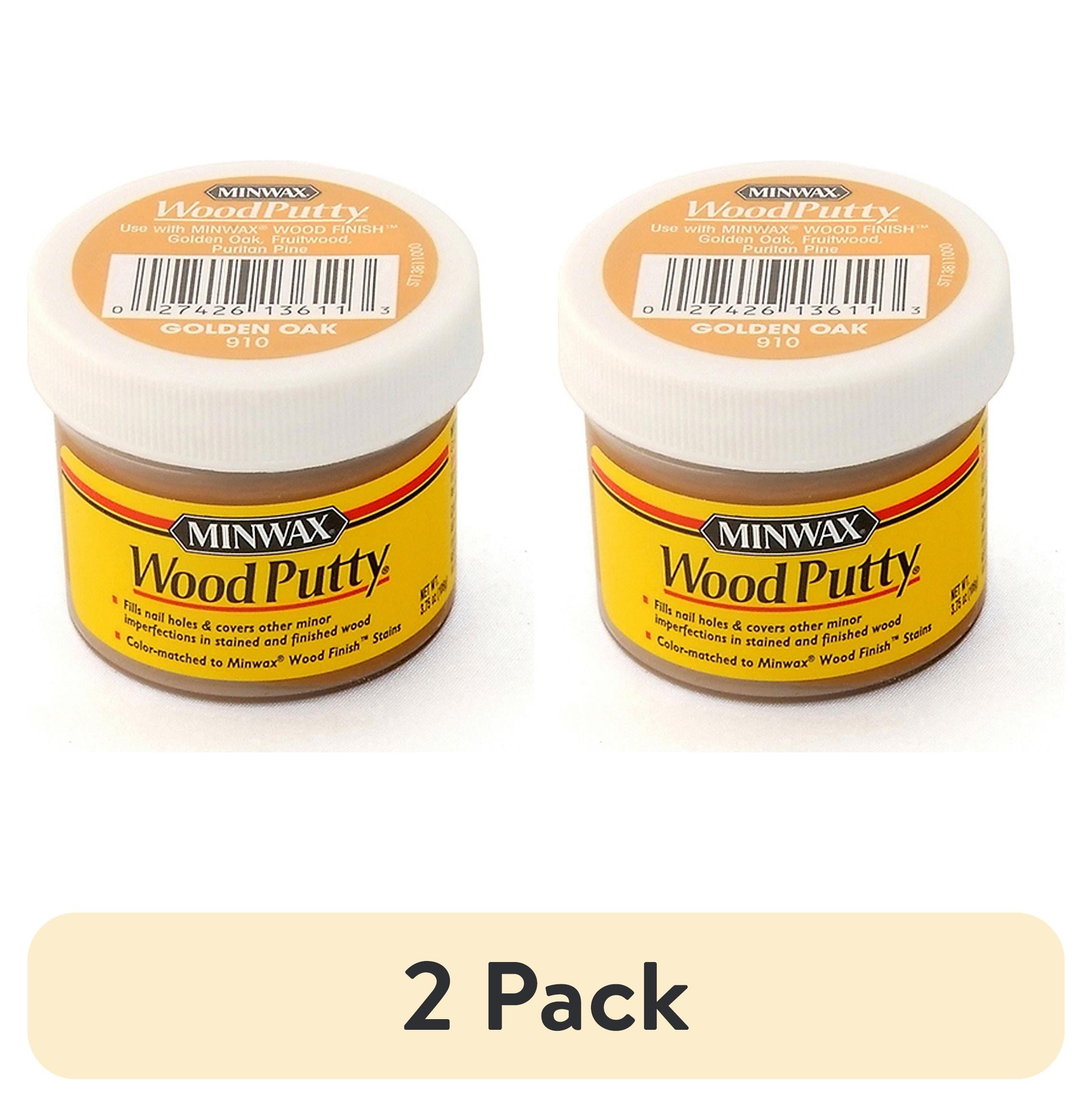 (2 pack) Minwax® Wood Putty® Golden Oak, 3.75-Oz - Walmart.com