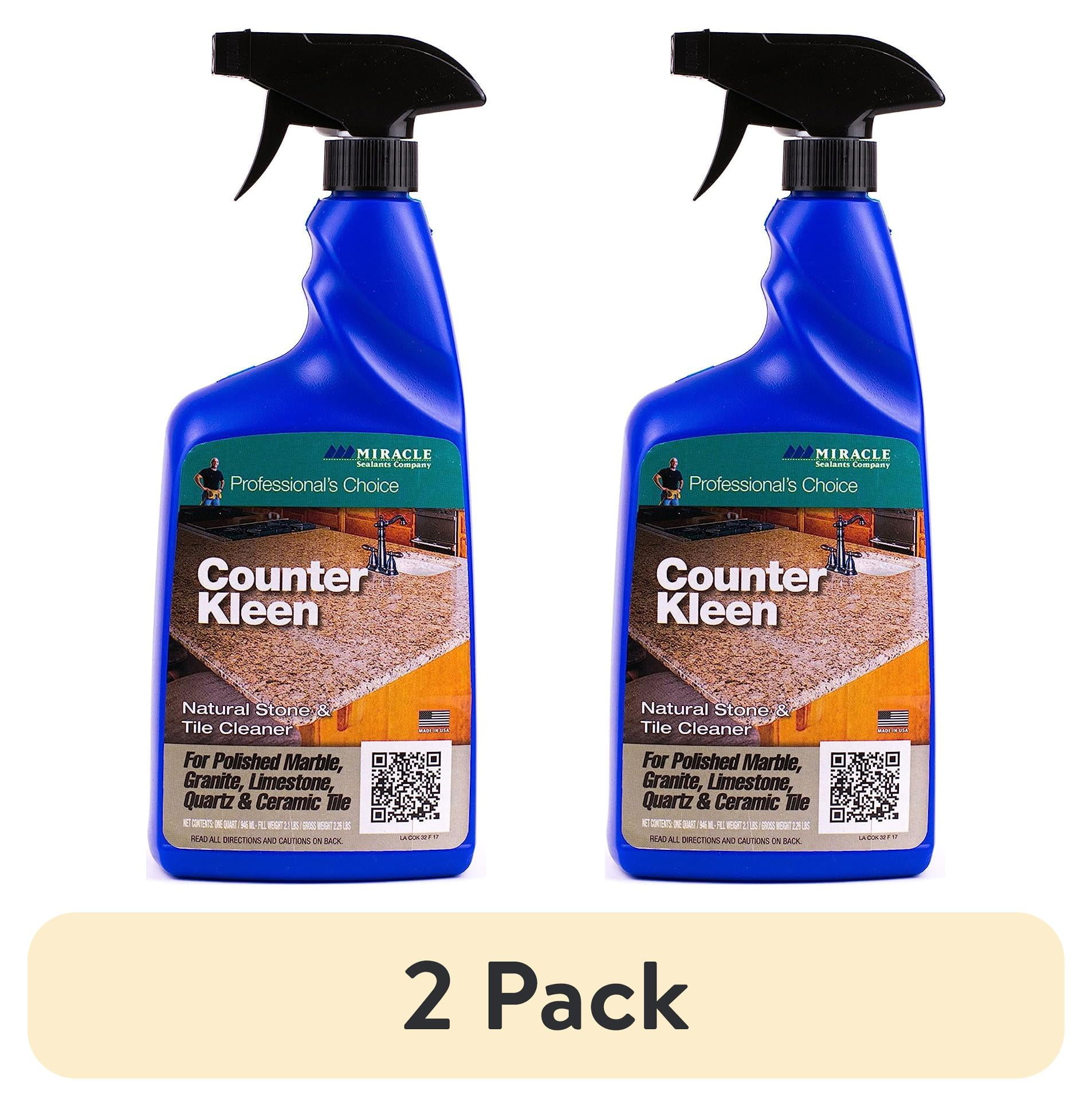 (2 pack) Miracle Sealants Counter Kleen Cleaner Spray 32oz - Walmart.com