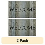 (2 pack) Mohawk Home Welcome Wood Rubber Doormat, Multi, 18" x 30 ...