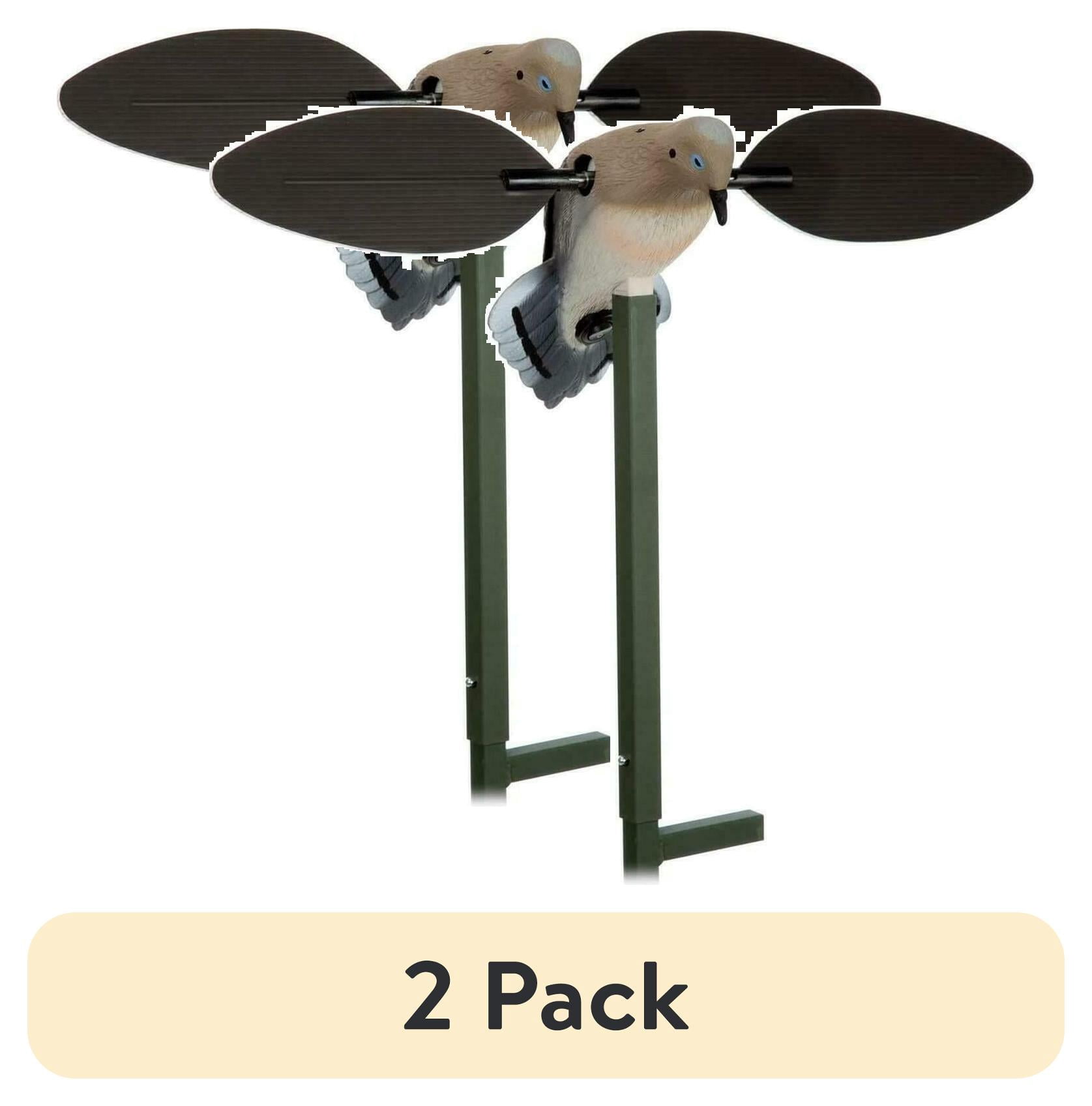 (2 pack) Mojo Outdoors, Voodoo Dove Spinning Wing Decoy, Dove Decoy, 1 ...