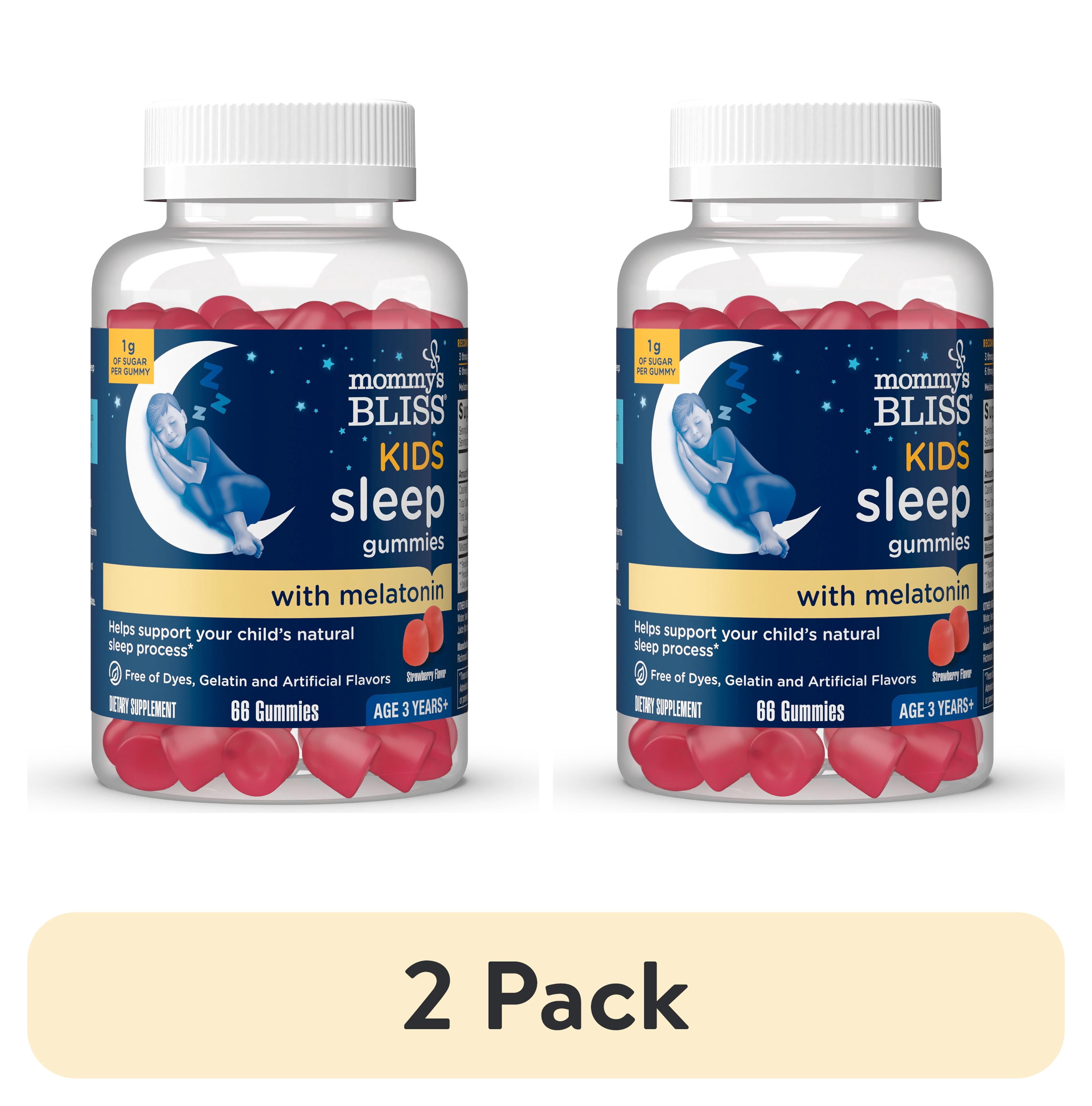 (2 pack) Mommy's Bliss Kids Sleep Gummies, Dietary Supplement ...