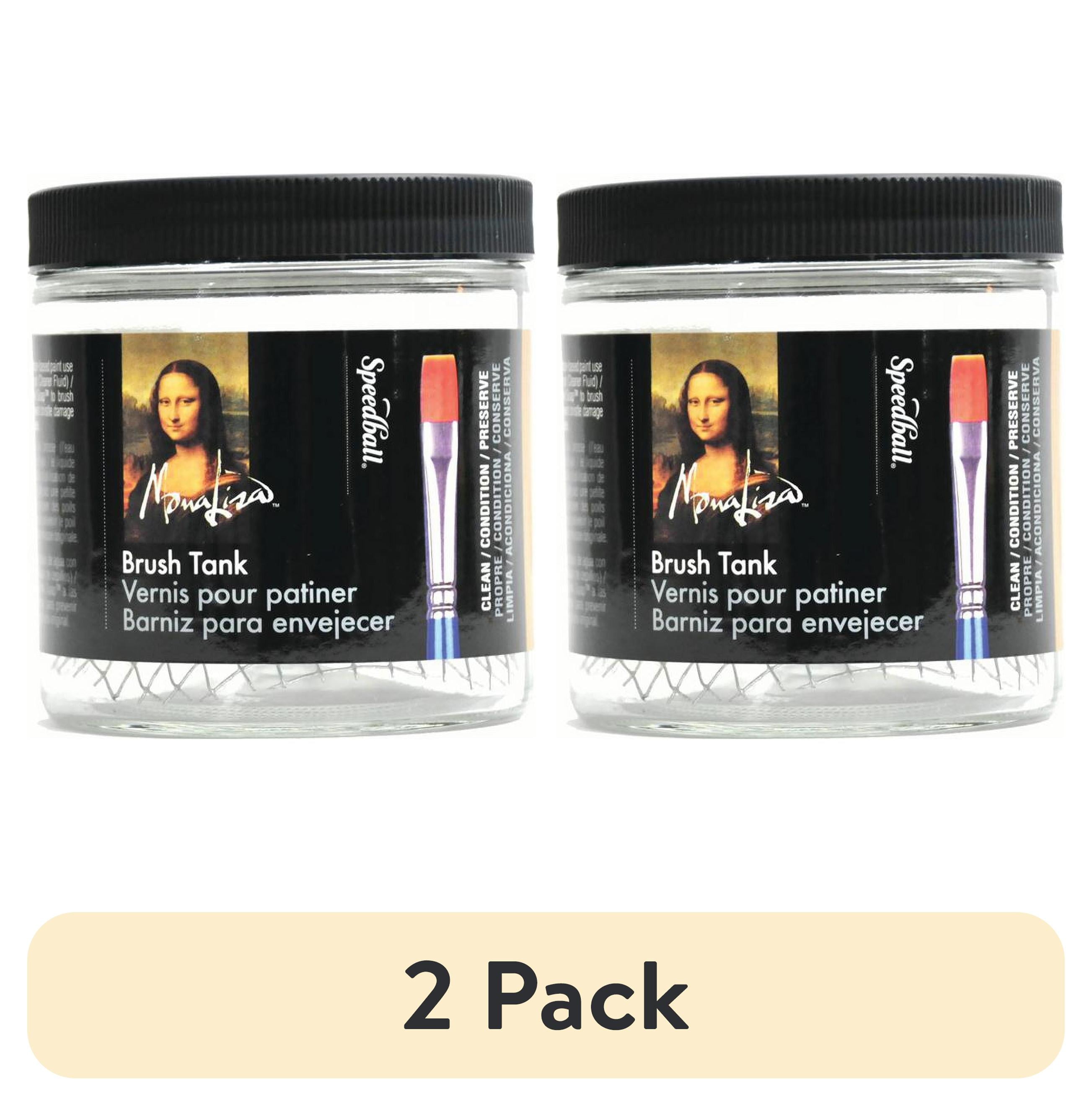 (2 pack) Mona Lisa Brush Cleaning Fluid & Tank Cleaning Tank - Walmart.com