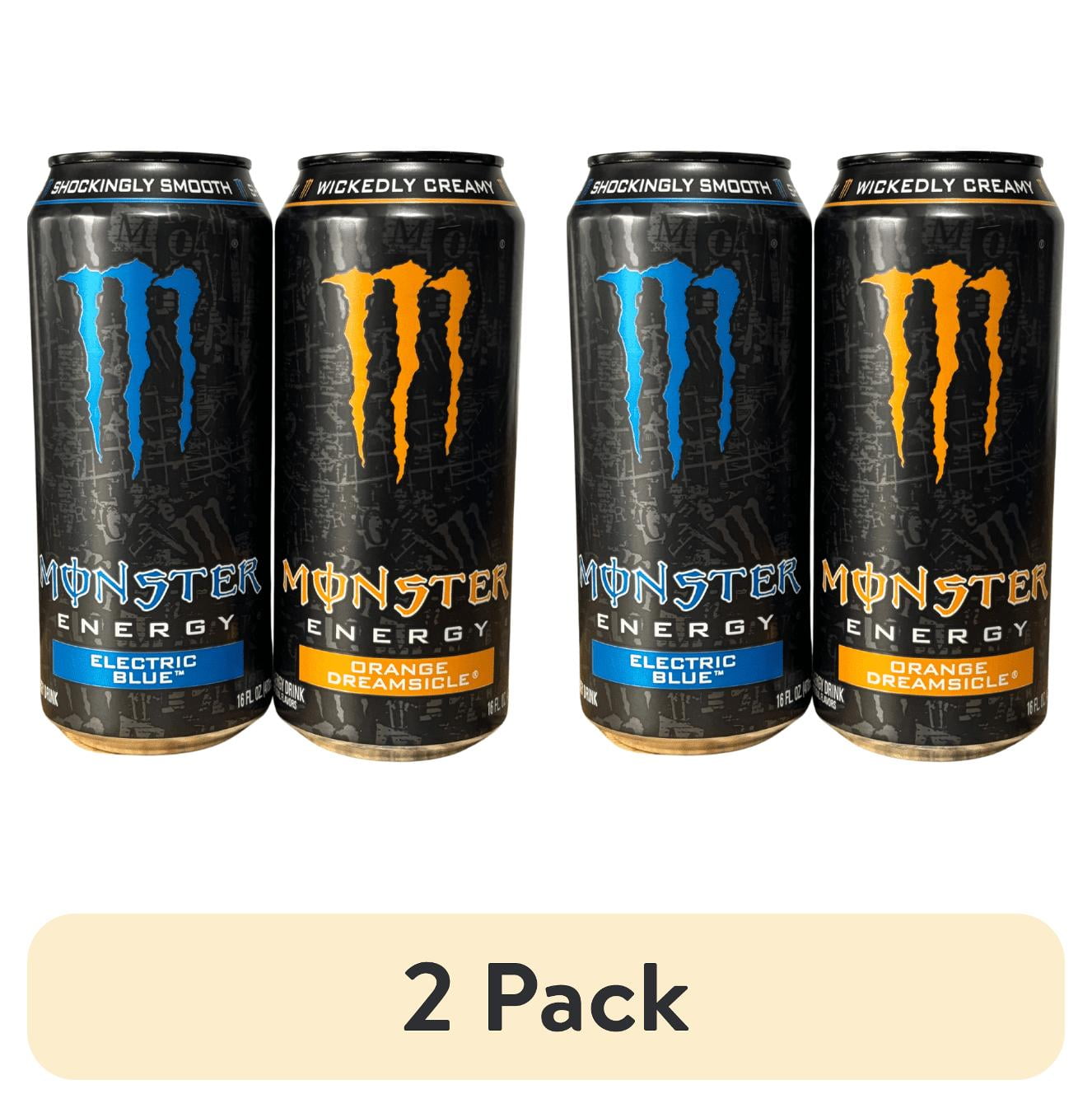 (2 pack) Monster Energy Orange Dreamsicle & Electric Blue – Limited ...