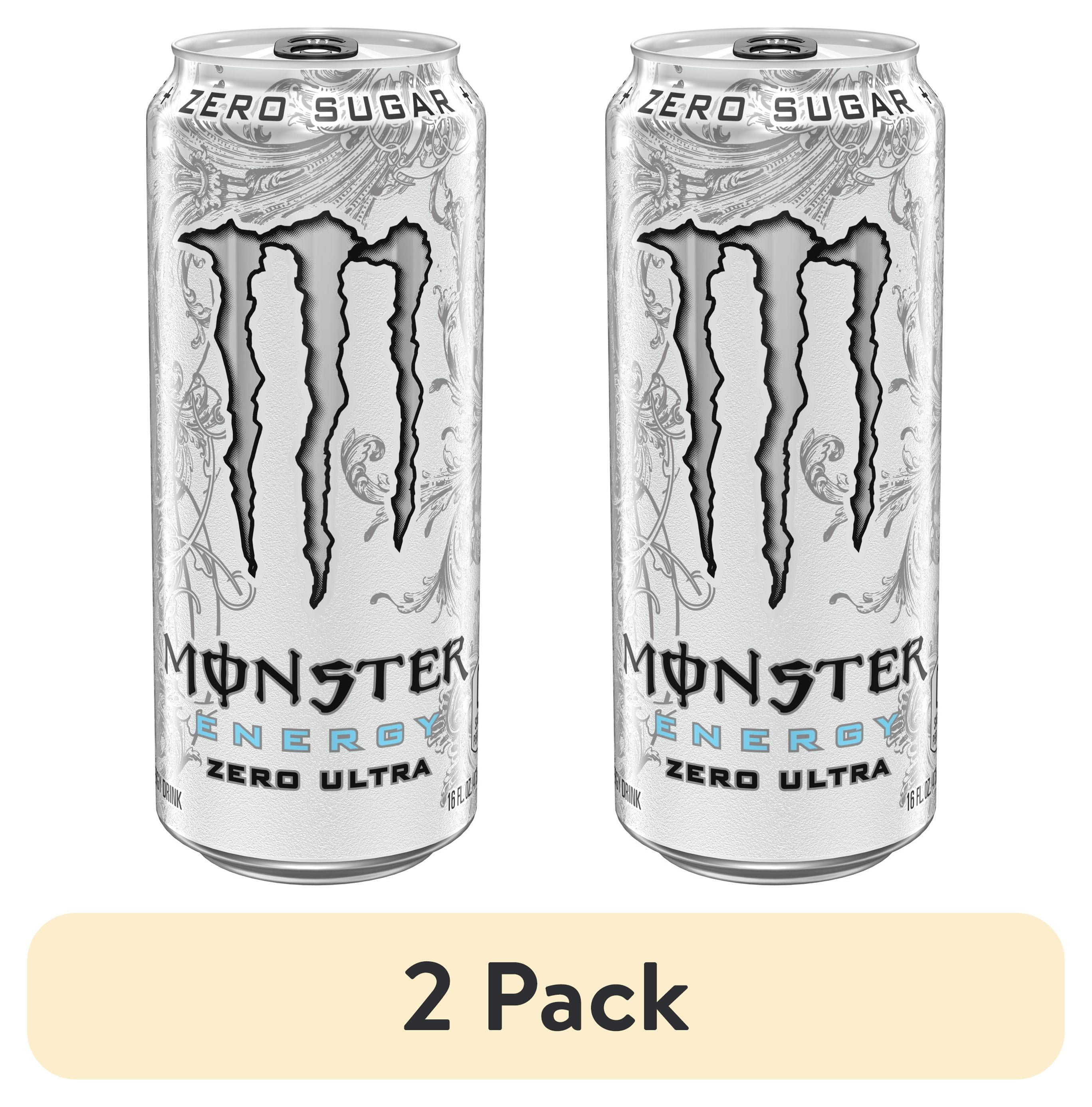 (2 pack) Monster Energy, Zero Ultra, Sugar Free Energy Drink, 16 Fl Oz ...