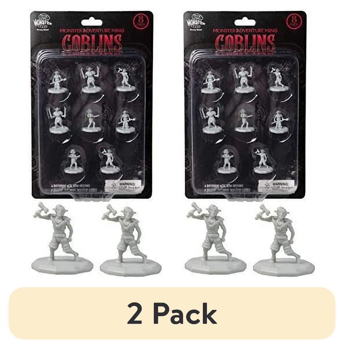 (2 pack) Monster Protectors Fantasy Goblin Mini Figures 8 Unpainted ...