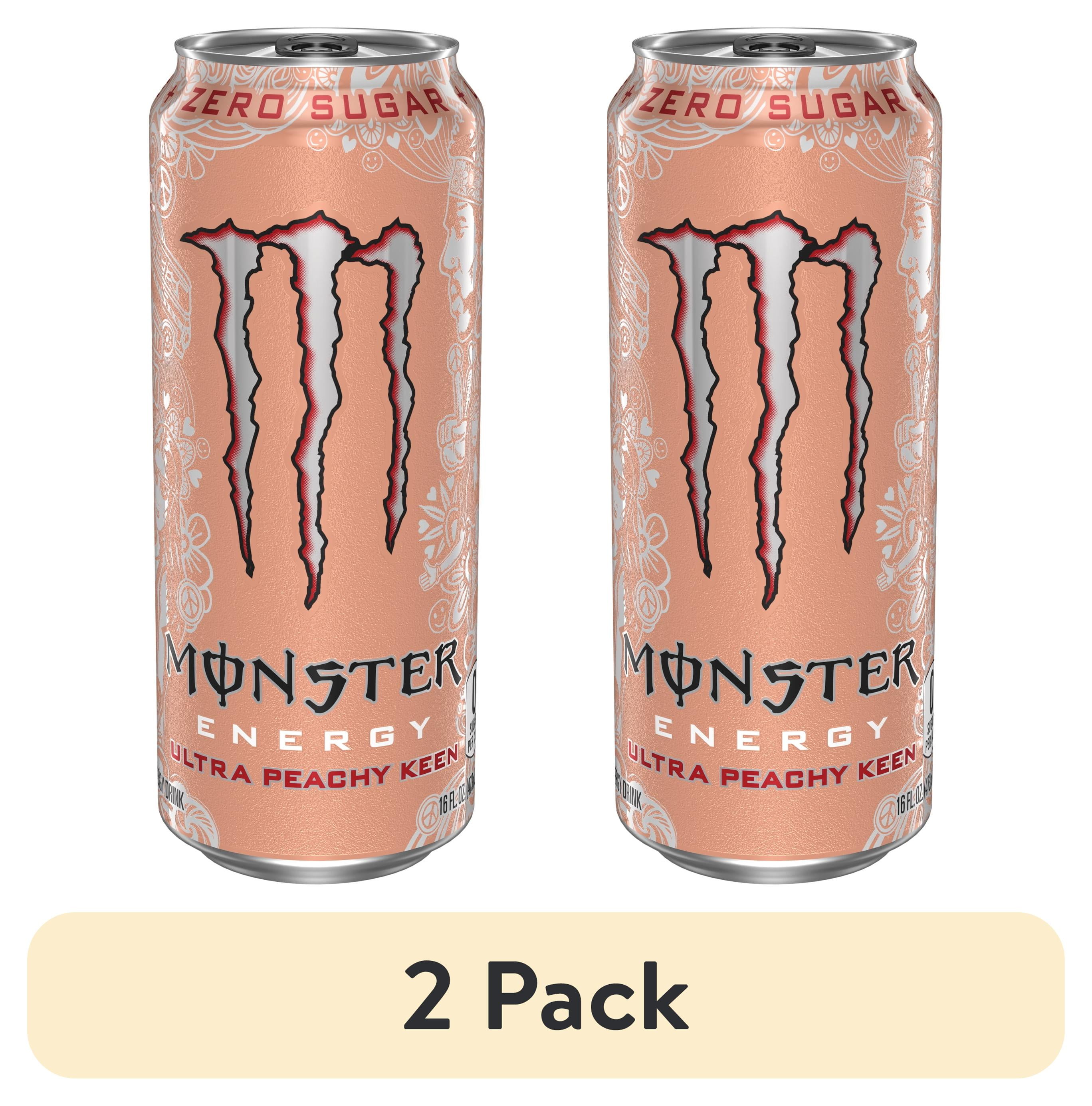 (2 pack) Monster Ultra Peachy Keen, 16 fl oz - Walmart.com