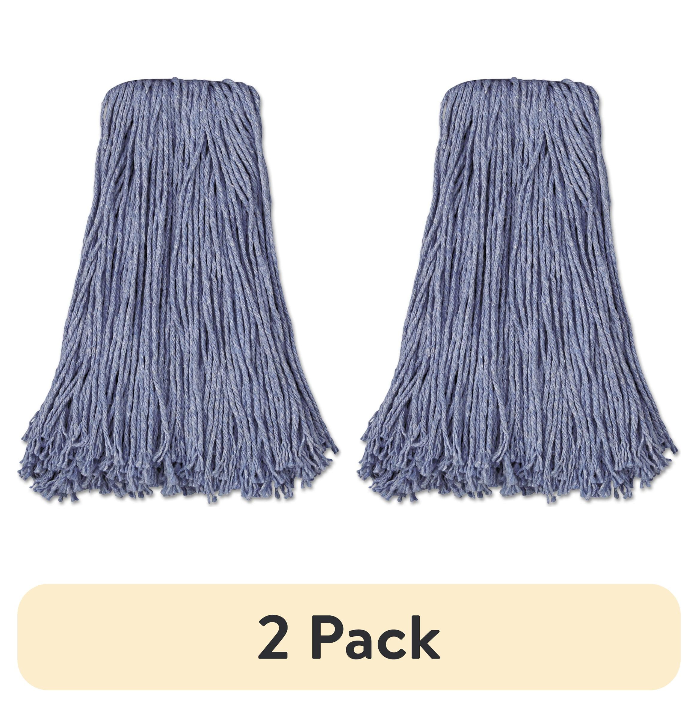 (2 pack) Boardwalk Mop Head, Standard Head, Cotton/Synthetic Fiber, Cut ...