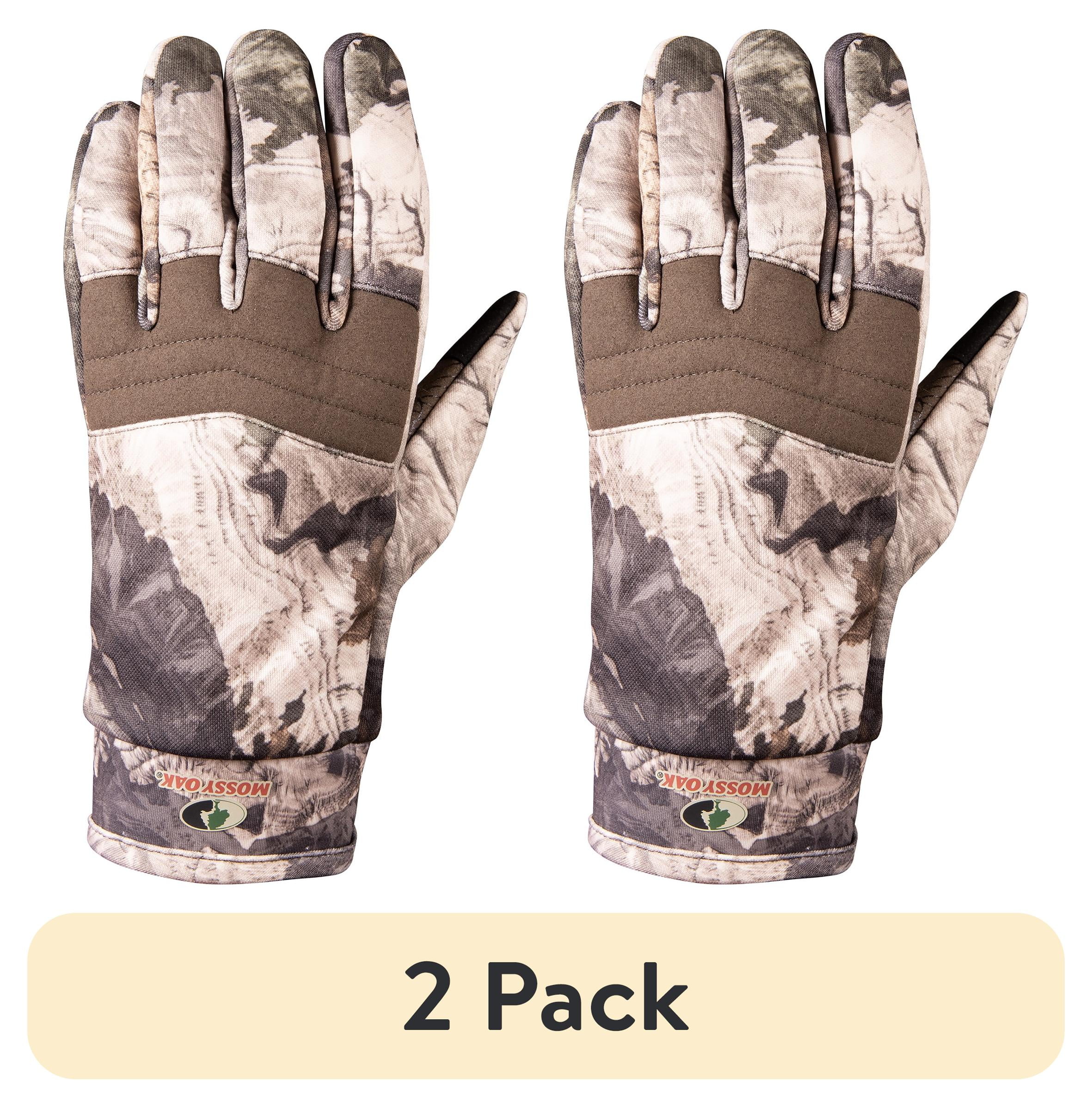 (2 pack) Mossy Oak Terra Gila Men's Midweight Hunting Touchscreen Gloves - Walmart.com
