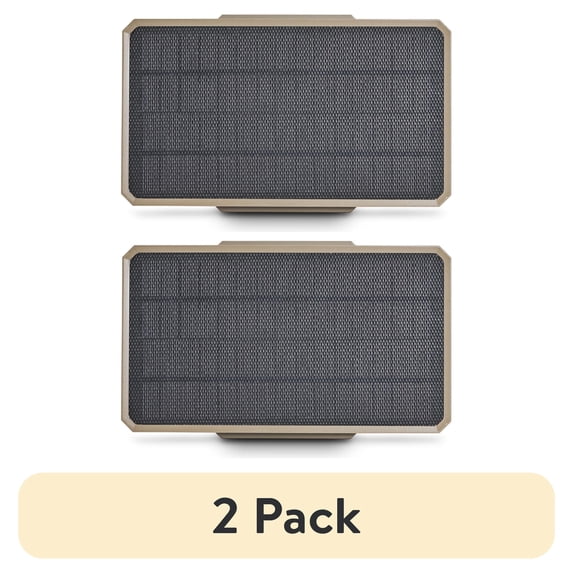 (2 pack) Moultrie 3.4 Watt Solar Power Pack for Trail Cameras - 3350mAh ...