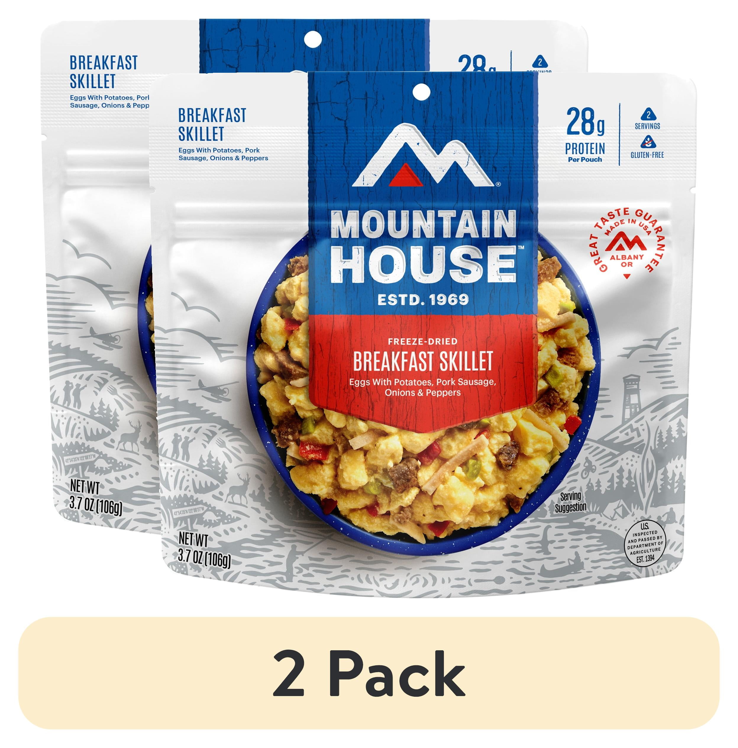 Mountain House Breakfast Skillet 2 Pack, Freeze-Dried, GF, Camping ...