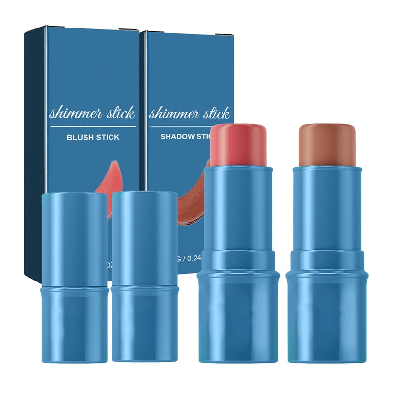 2 pack Multi-Purpose Highlight&Blush&ShadowStick with Evening Primrose ...