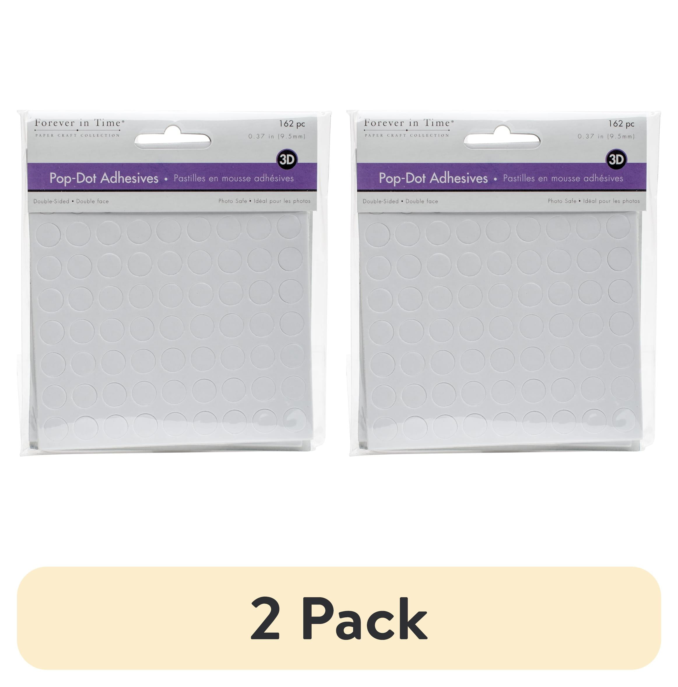 (2 pack) MultiCraft 3D Pop Dots Dual-Adhesive Foam Mounts-.375" Round 3 ...