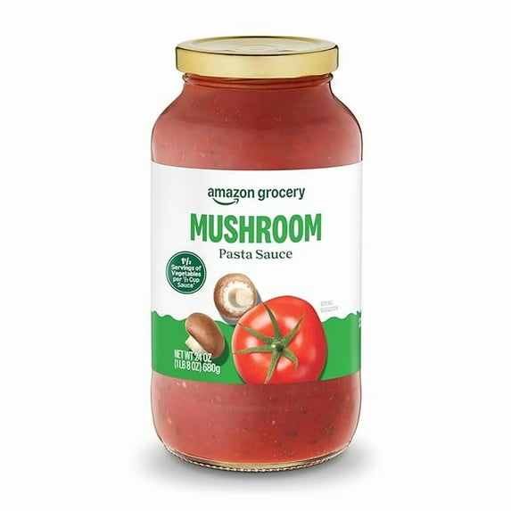 2 pack Mushroom Pasta Sauce, 24 Oz (Previously Packaging May Vary ...