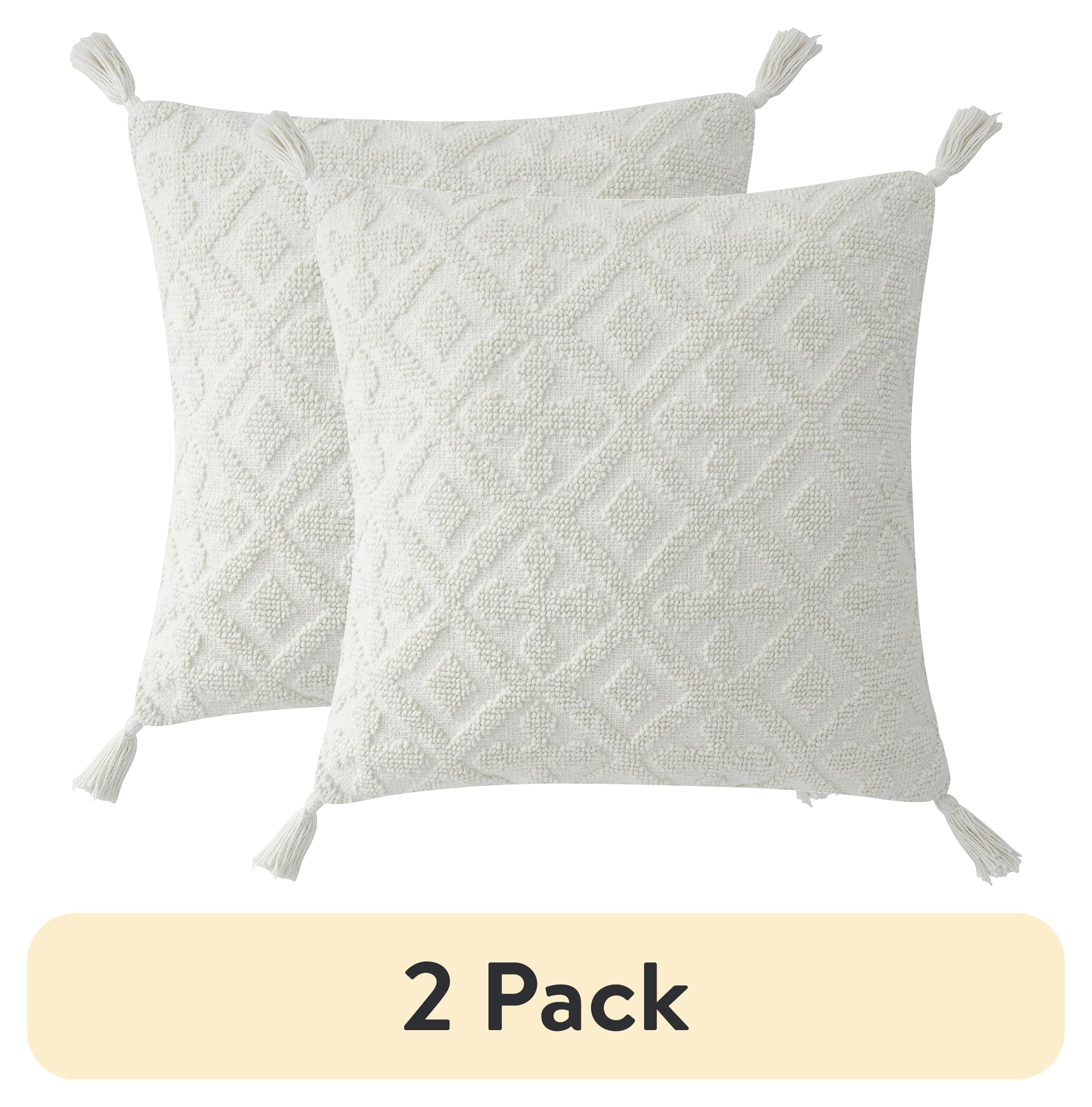 My Texas House Sutton 20x20 Cotton Tufted Decorative Pillow with ...