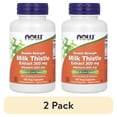 (2 pack) NOW Foods Supplements, Silymarin Milk Thistle Extract 300 mg ...