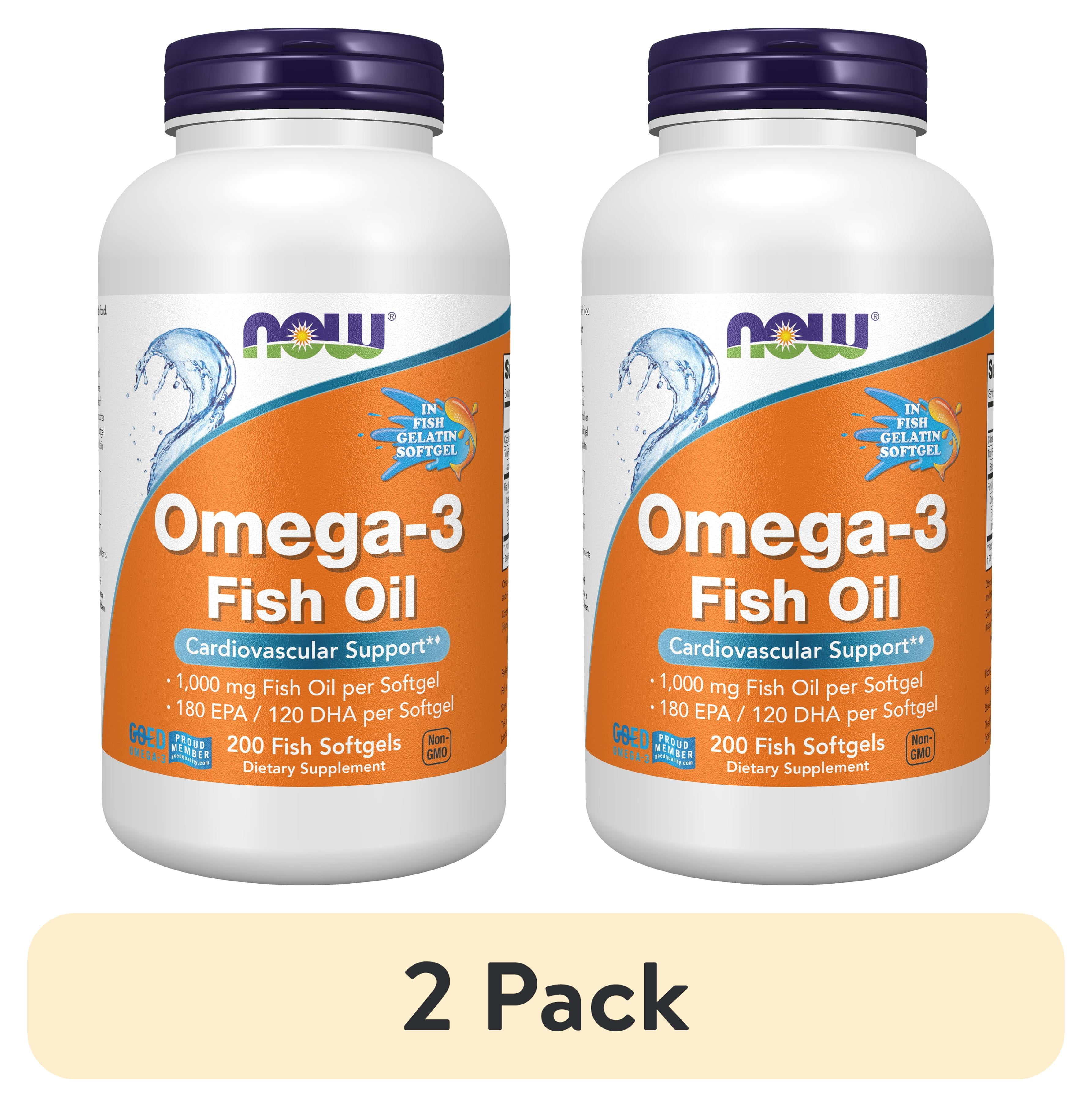 (2 pack) NOW Supplements, Omega-3 180 EPA / 120 DHA, Molecularly ...