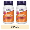 (2 pack) NOW Supplements, Vitamin D-3 1,000 IU, Natural Fruit Flavor ...