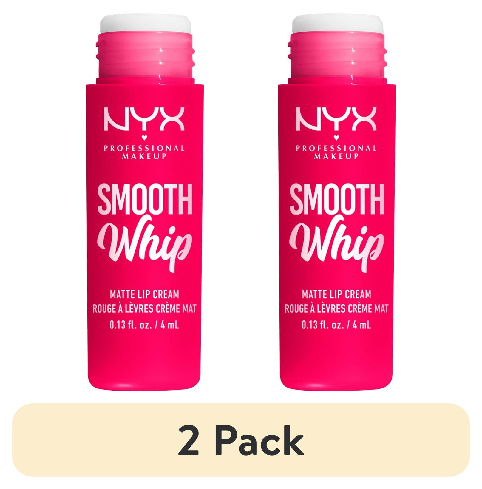 (2 pack) NYX Professional Makeup Smooth Whip Matte Lip Cream, Long ...