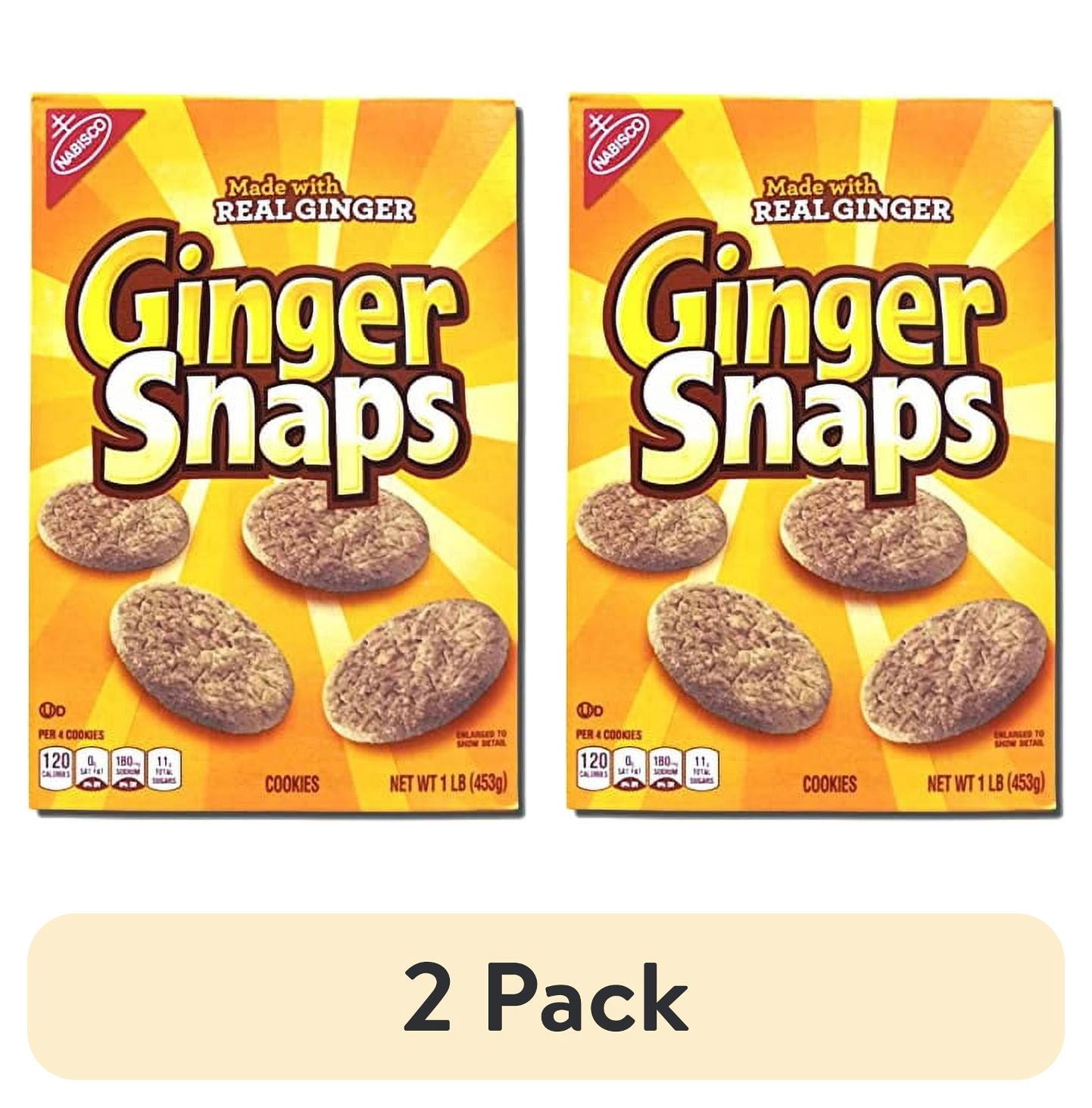 (2 pack) Nabisco Ginger Snaps Value Pack | 1 Pound Box | Pack of 3 ...