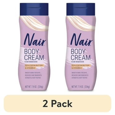 Nair Men's Hair Remover Body Cream, Shower Use, Depilatory Formula, Arm ...
