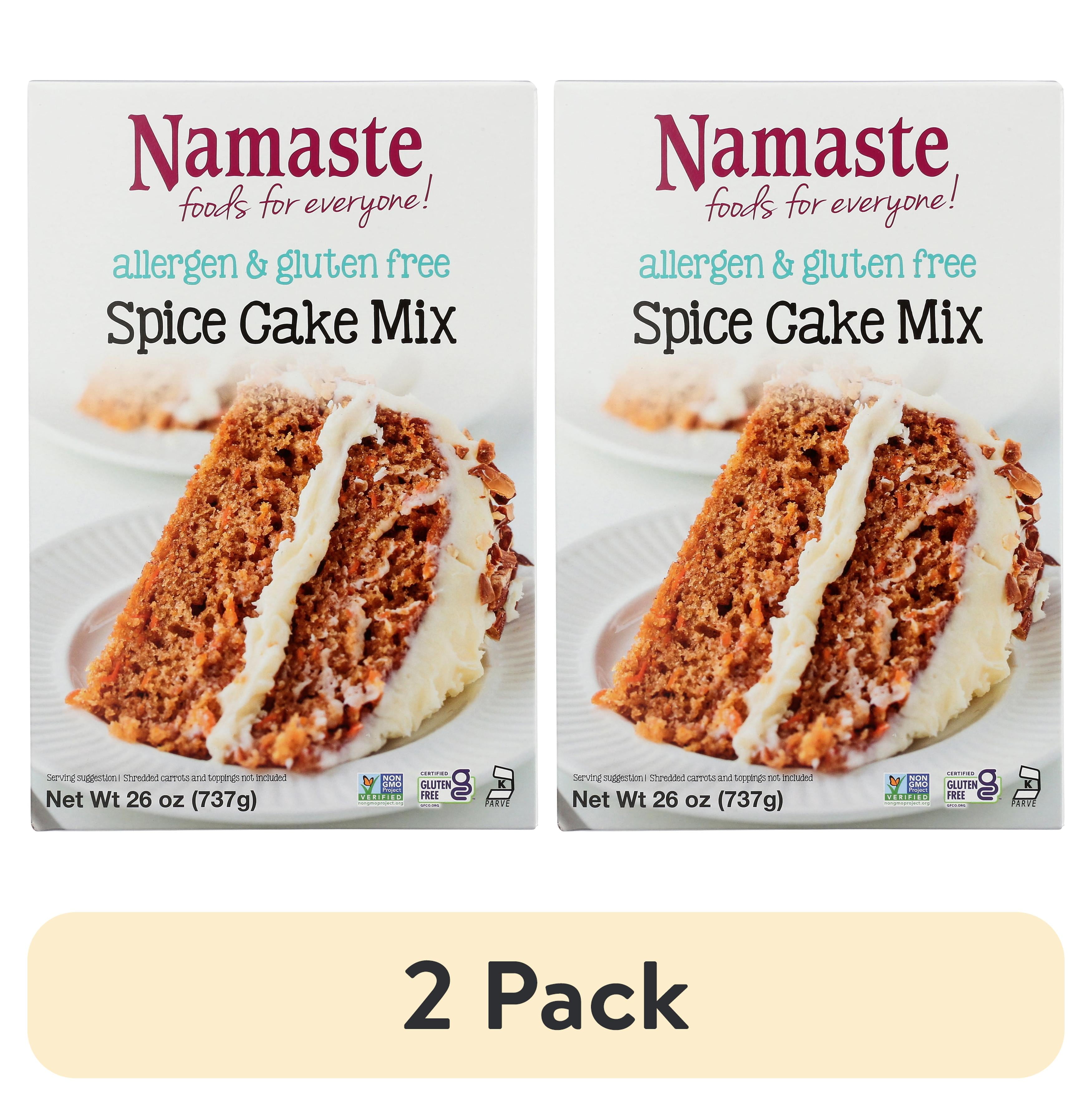 (2 pack) Namaste Foods Gluten Free Spice Cake Mix, 26 oz - Walmart.com